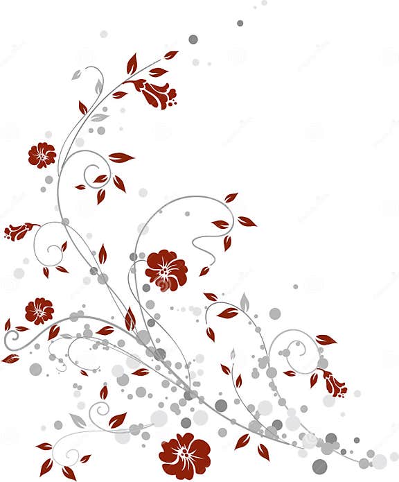 Floral design stock vector. Illustration of vector, background - 3026336