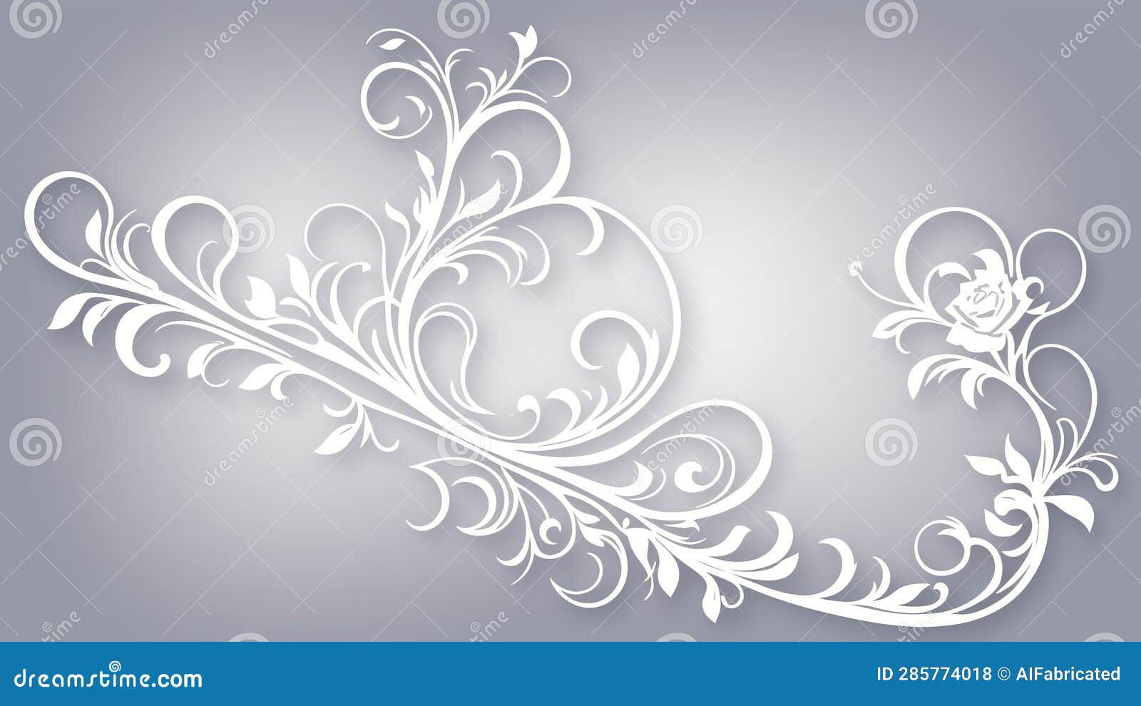 Floral Design Element Vector Stock Illustration - Illustration of ...