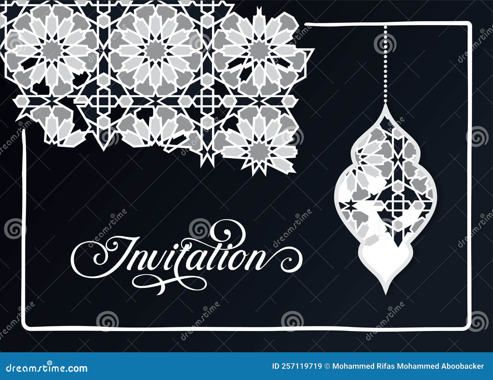 Floral Design, Invitation Card Vector Illustration. Stock Vector ...