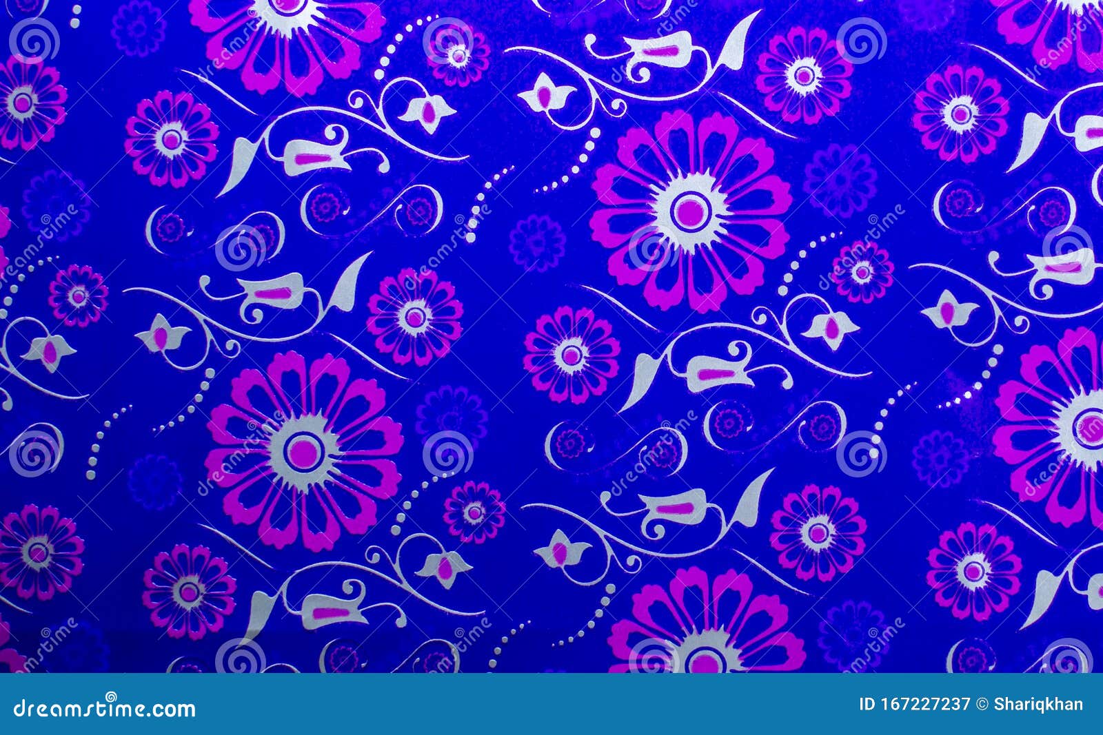 Floral Design Pattern Background Wallpaper Gift Wrap Style Stock Image ...