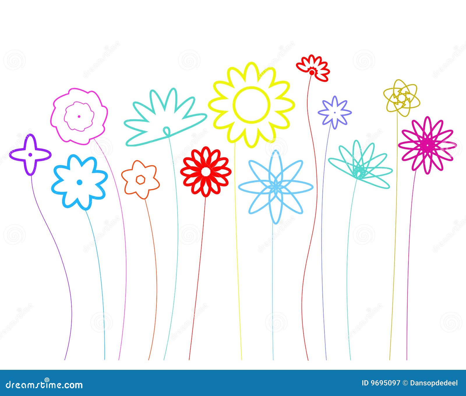 Floral-design-shapes-rgb Picture. Image: 9695097