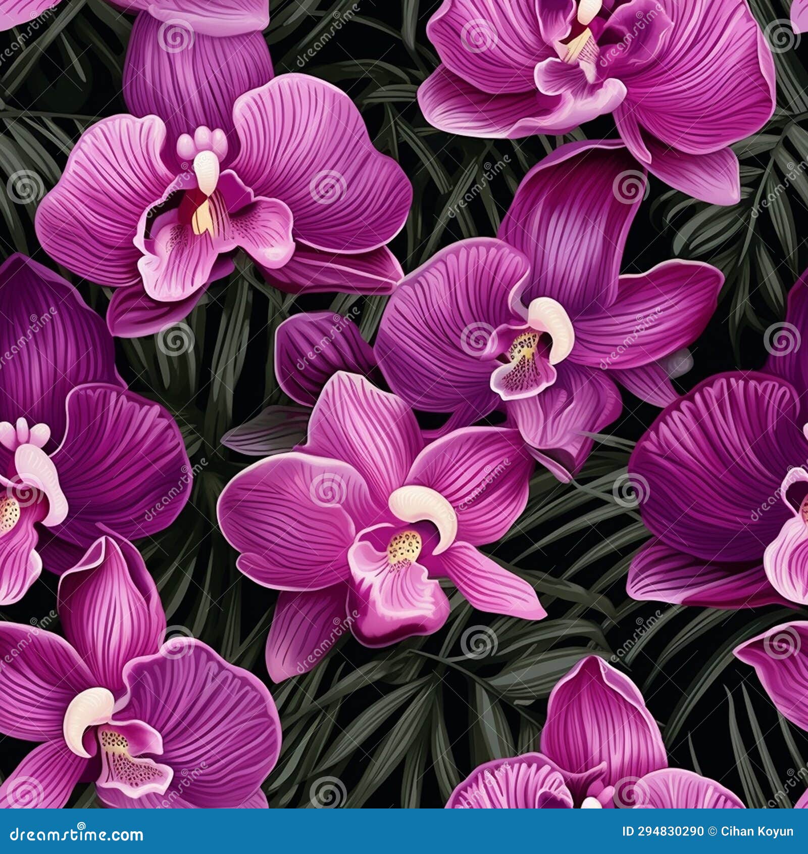 Floral Design for Wallpaper Stock Illustration - Illustration of bali ...