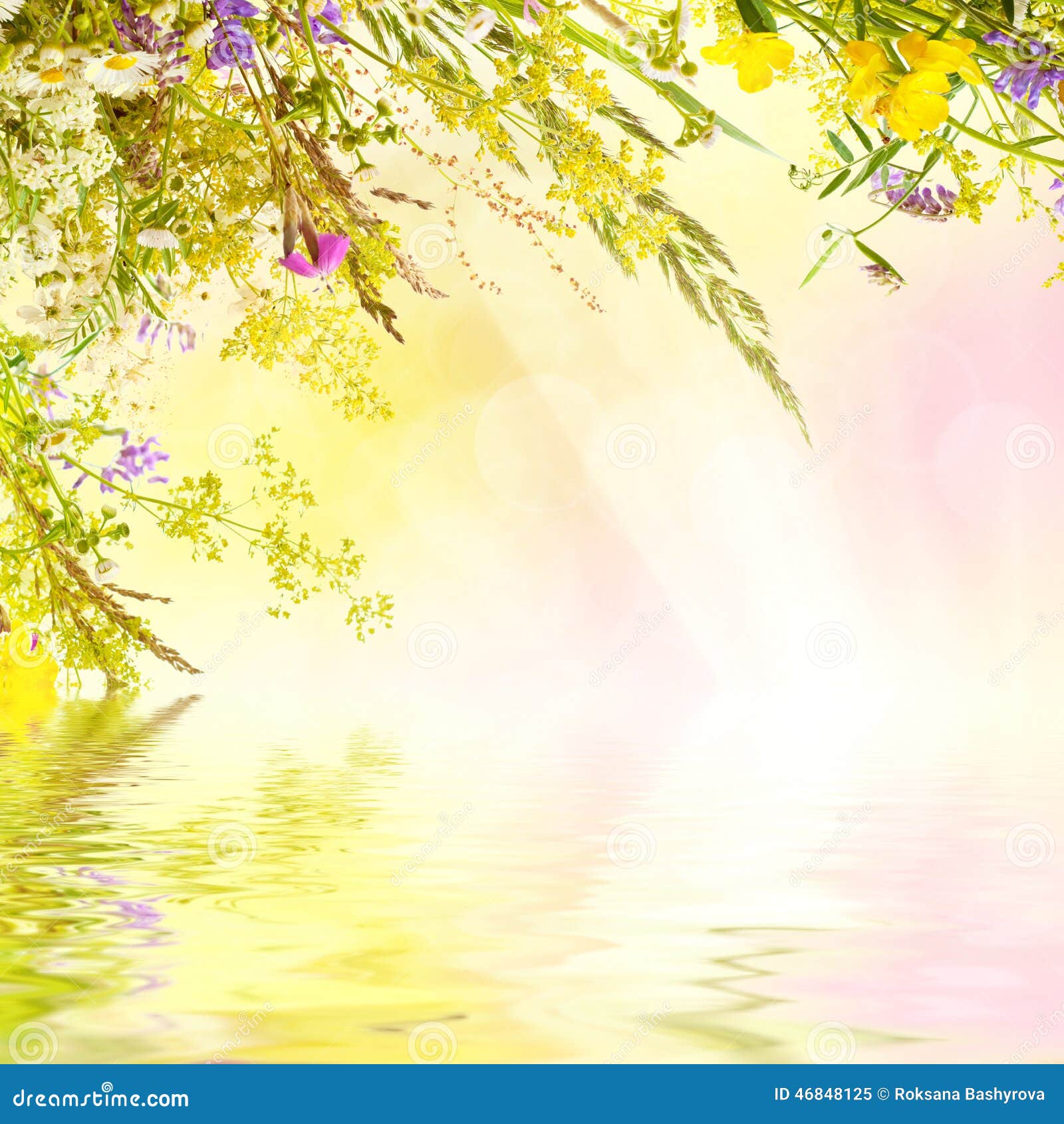 Floral easter background stock image. Image of bright - 46848125