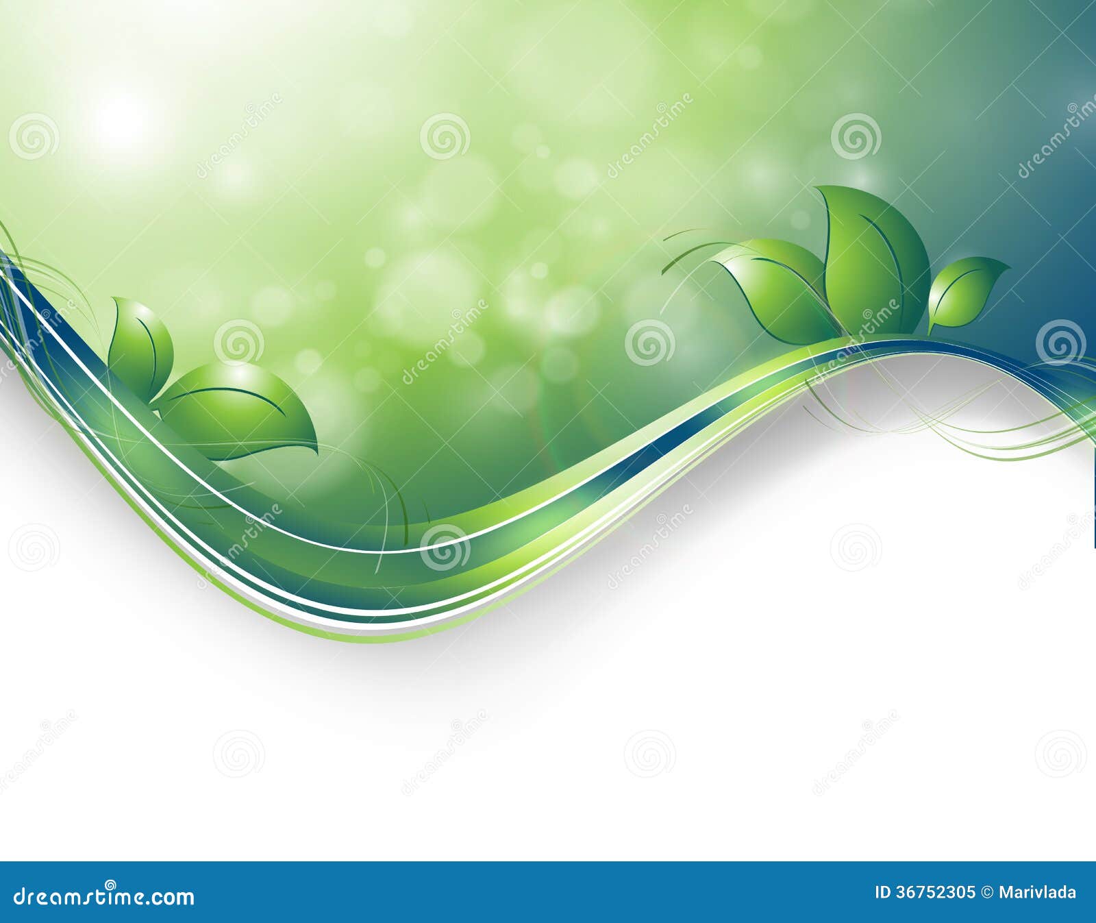 Floral environmental frame stock illustration. Illustration of banner ...