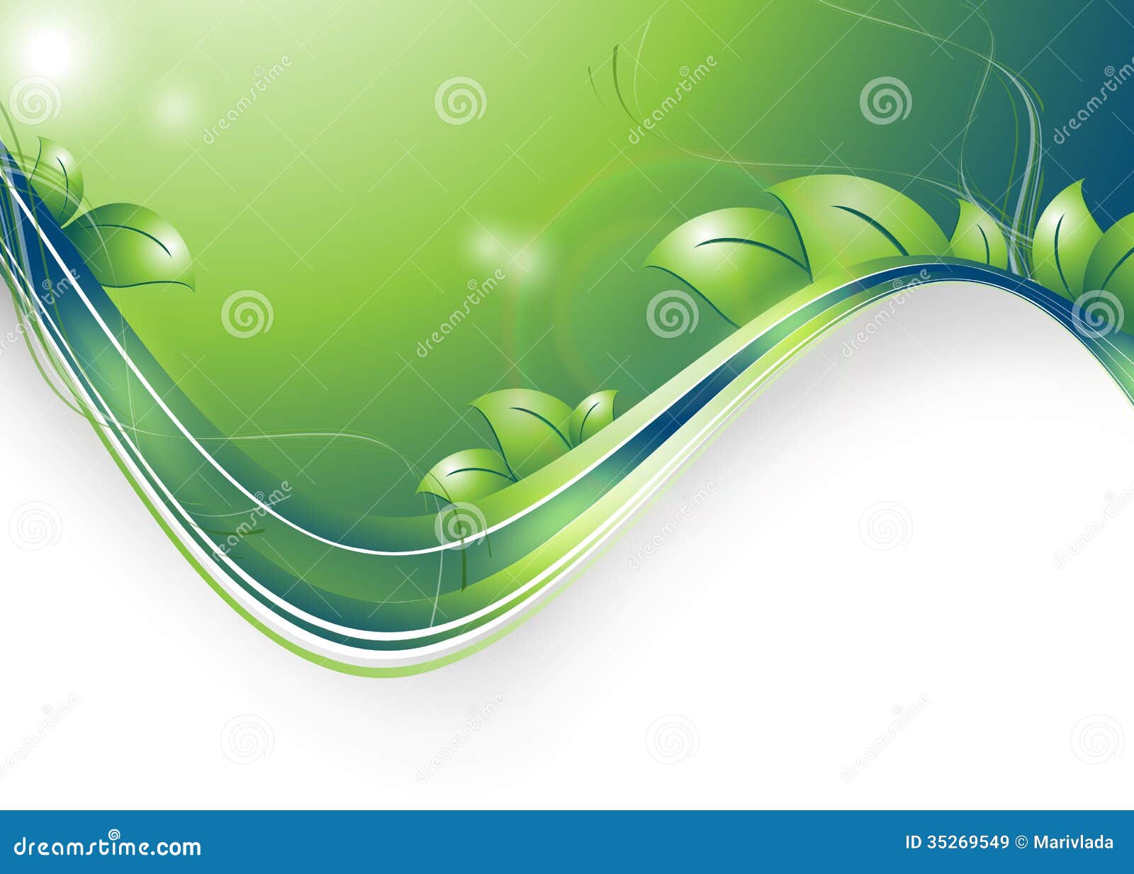 Floral Environmental Vector Frame Stock Vector - Illustration of ...