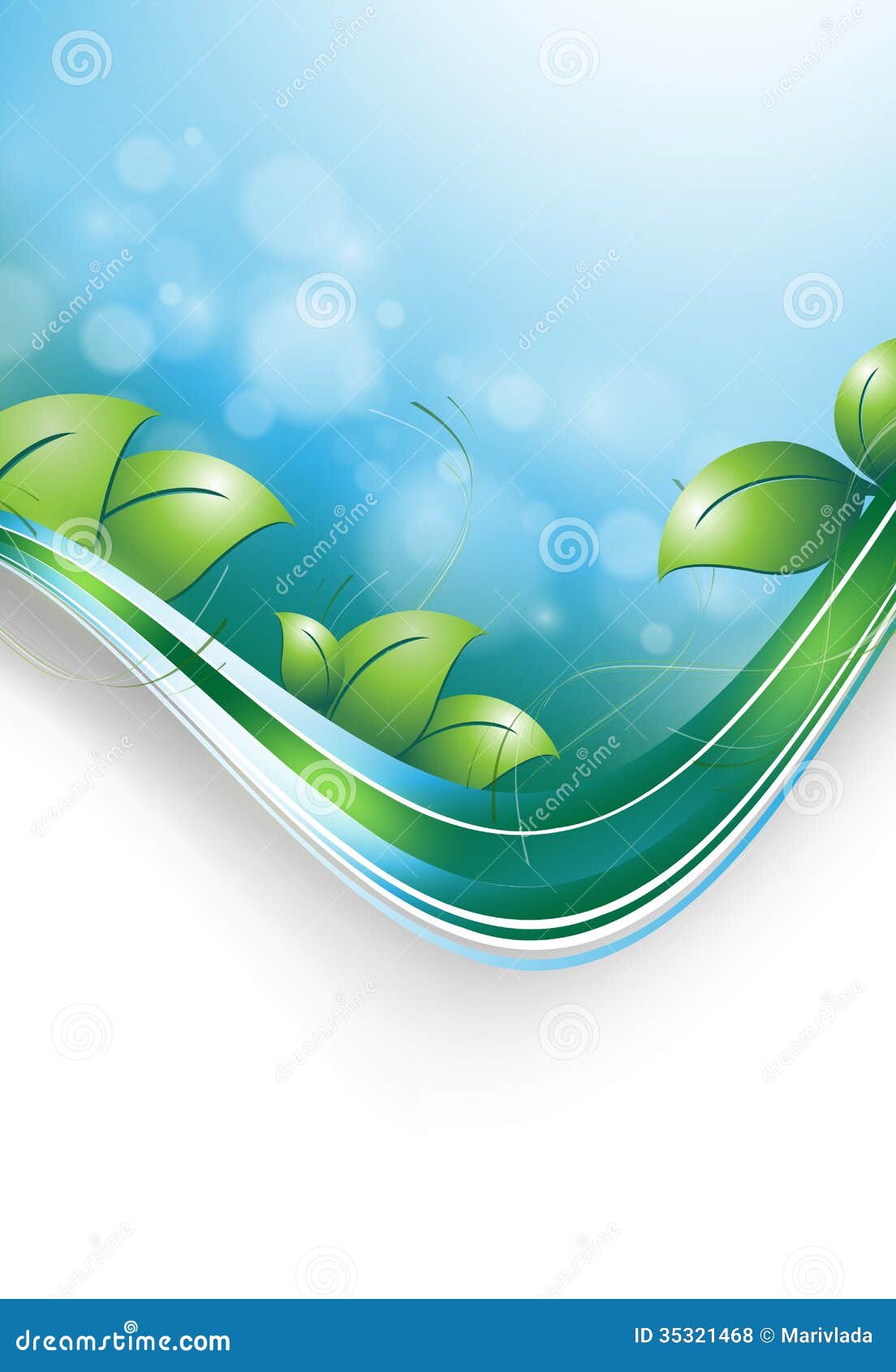 Floral Environmental Vector Frame Stock Vector - Illustration of nature ...