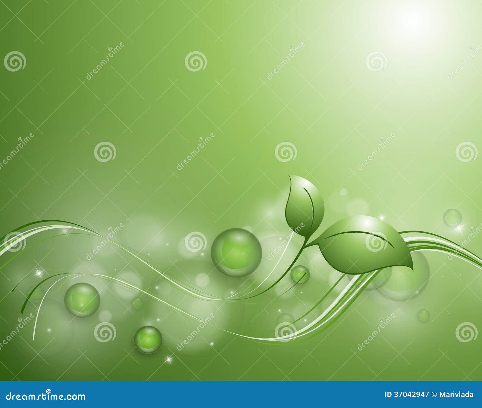 Floral Environmental Vector Frame Stock Vector - Illustration of ...