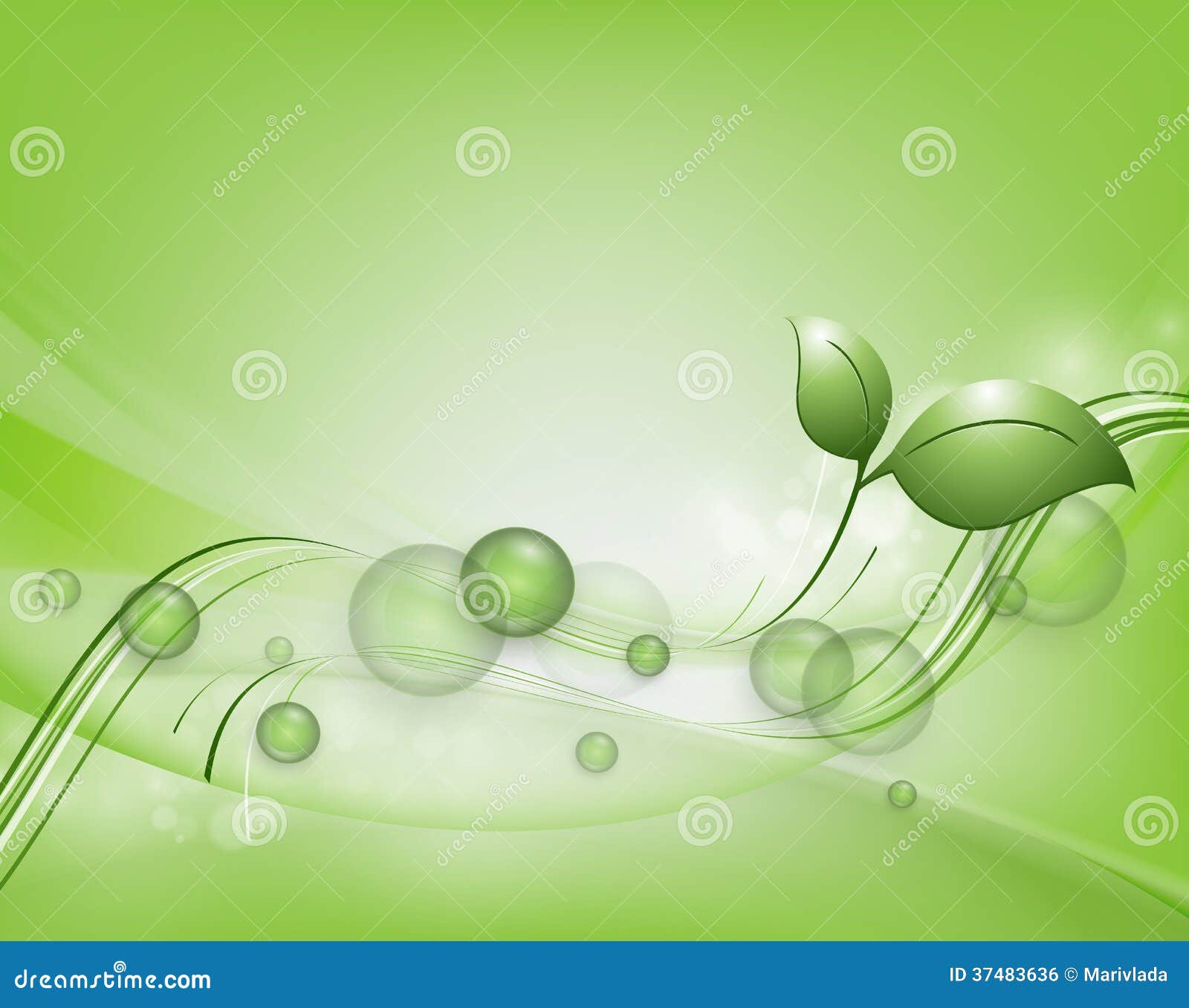 Floral Environmental Vector Frame Stock Vector - Illustration of ...