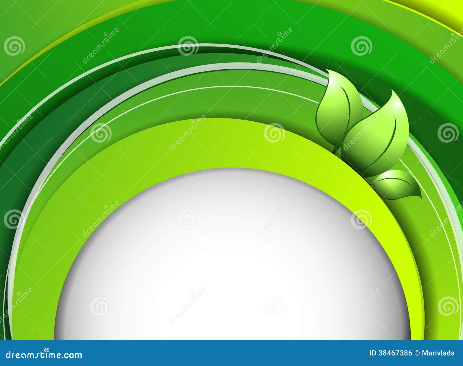 Floral Environmental Vector Frame Stock Vector - Illustration of light ...