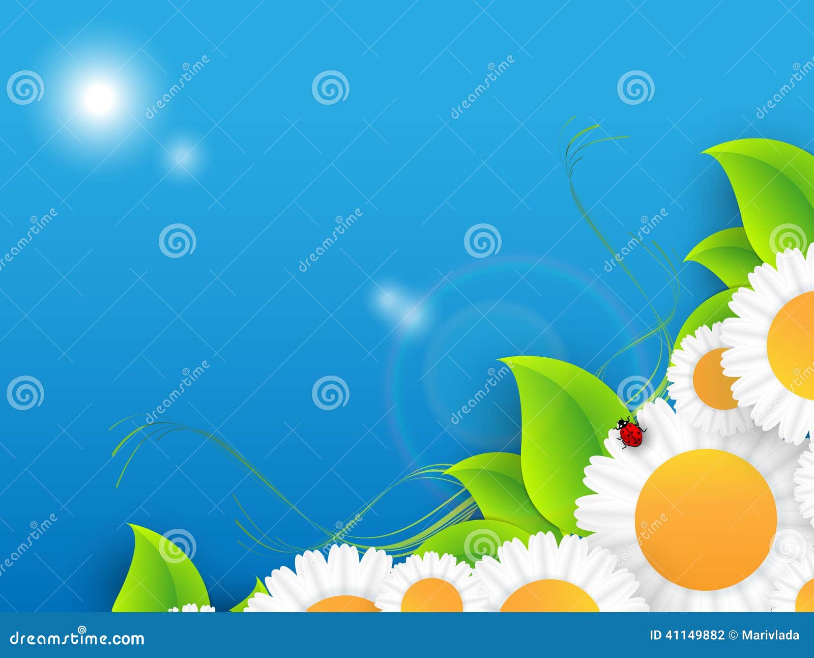 Floral Environmental Vector Frame Stock Vector - Illustration of life ...