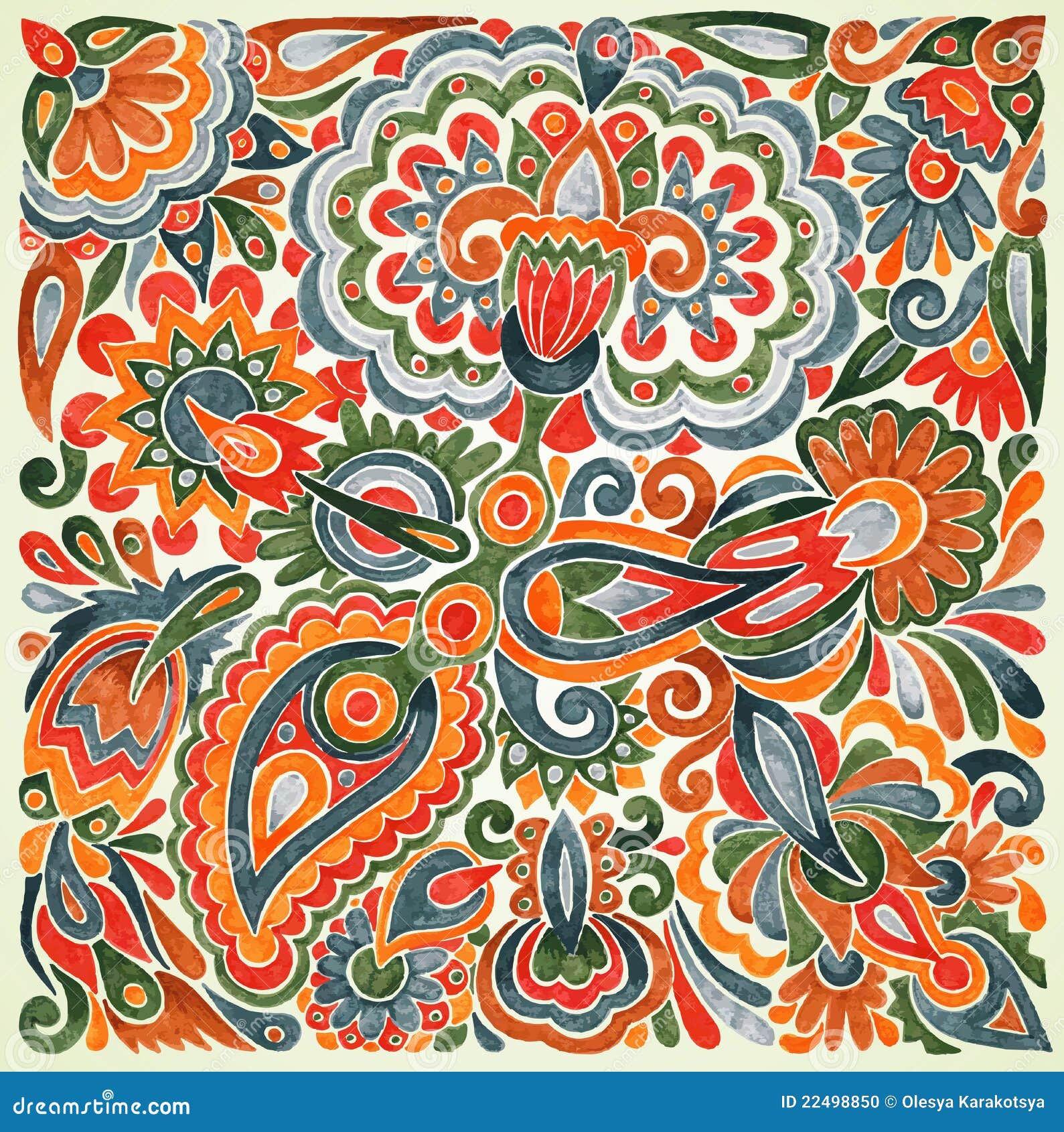 Set Of Ethnic Design Elements Cartoon Vector | CartoonDealer.com #86178609