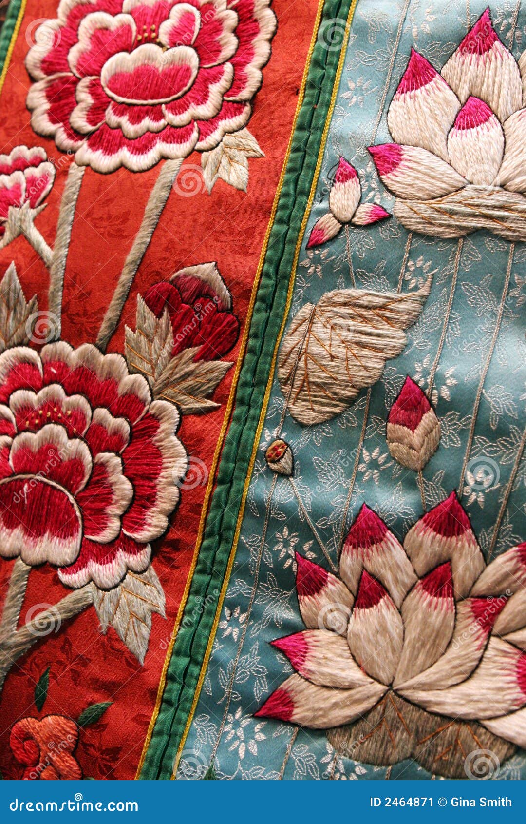 Floral fabric stock image. Image of attractive, delicate - 2464871