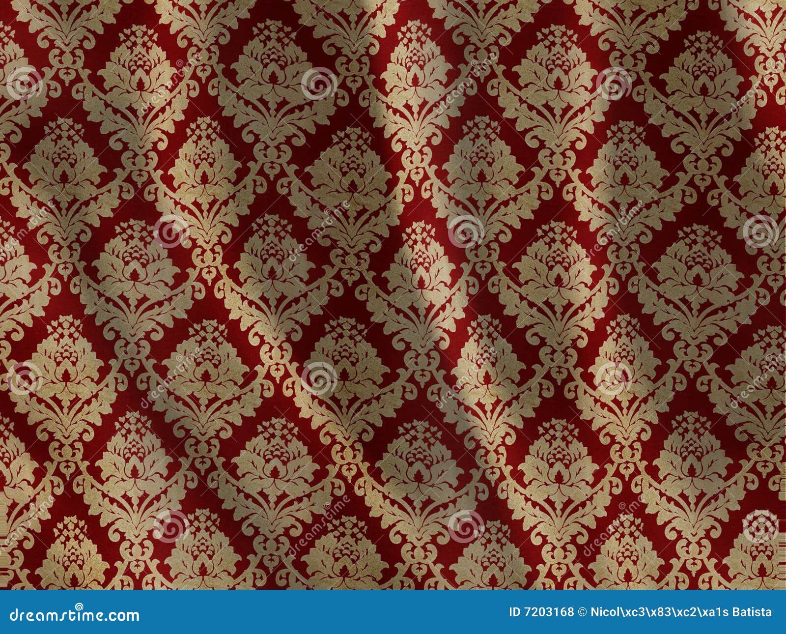 Floral Fabric Texture With Lavender. Hand Painted Watercolor Flower ...