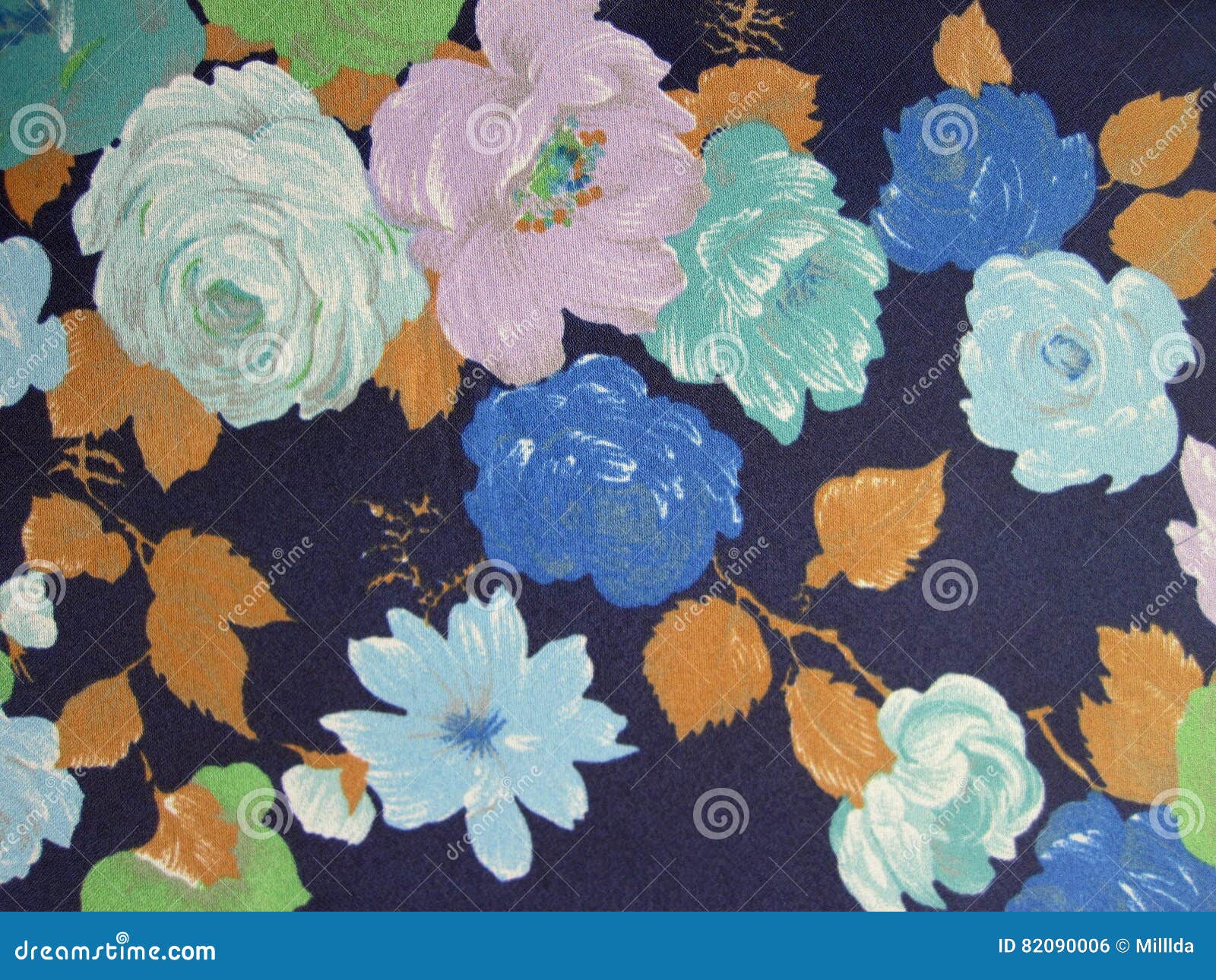 Floral fabric texture stock photo. Image of flowers, floral - 82090006