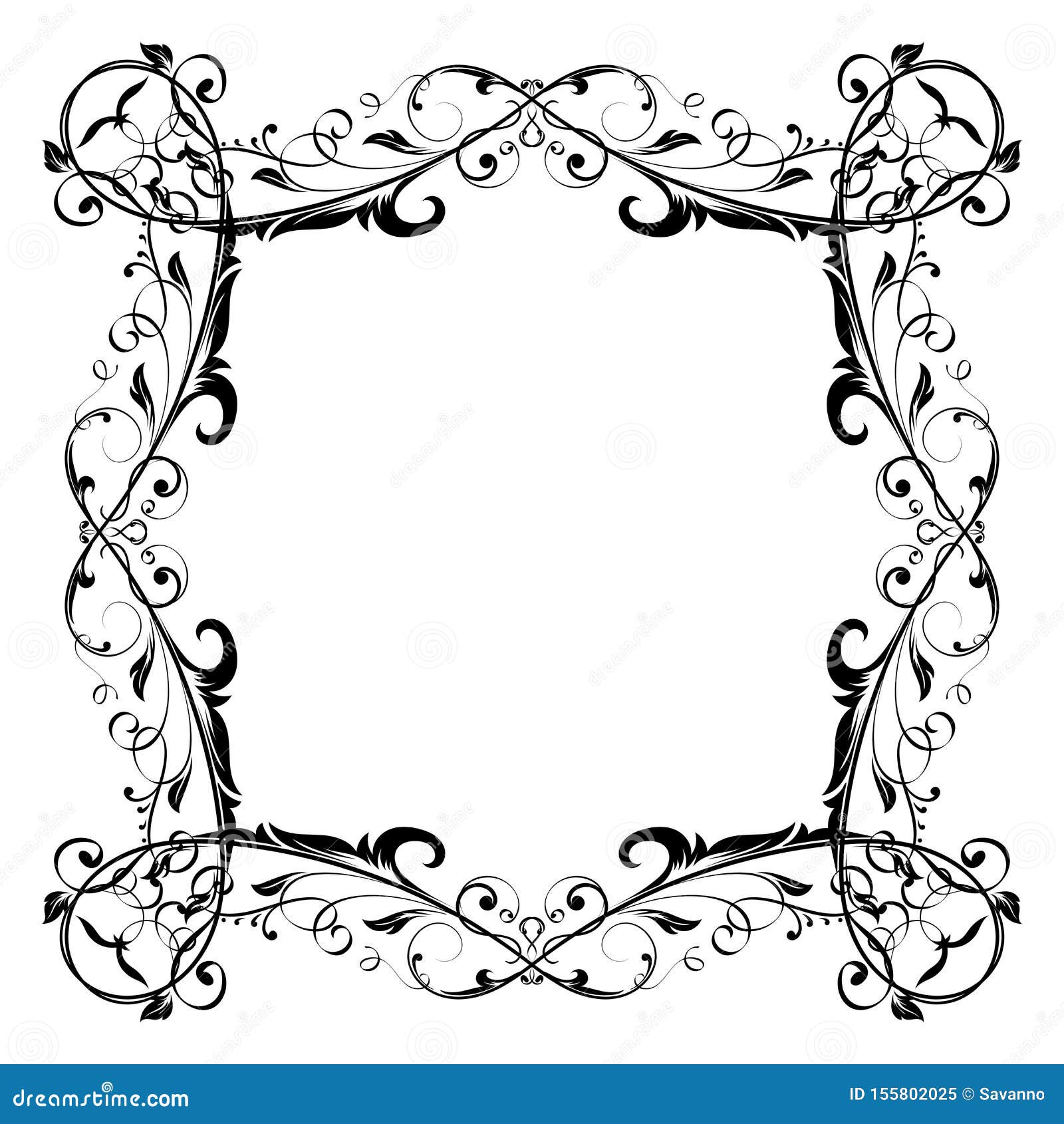 Vector Filigree Frame