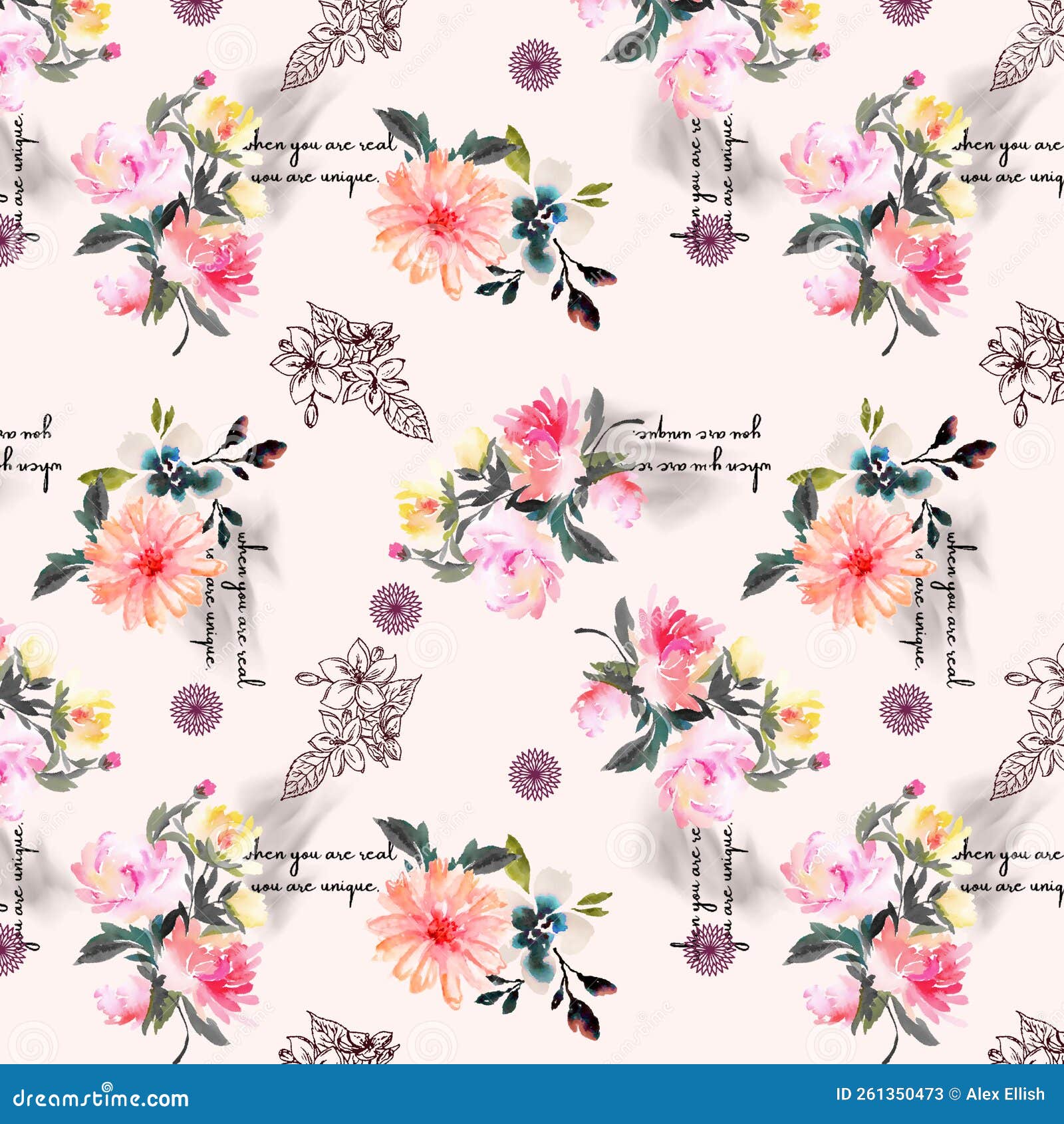 Flower design pattern stock illustration. Illustration of festival ...