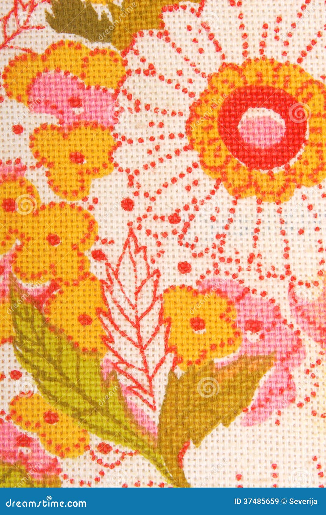 Floral flowers fabric stock image. Image of material - 37485659