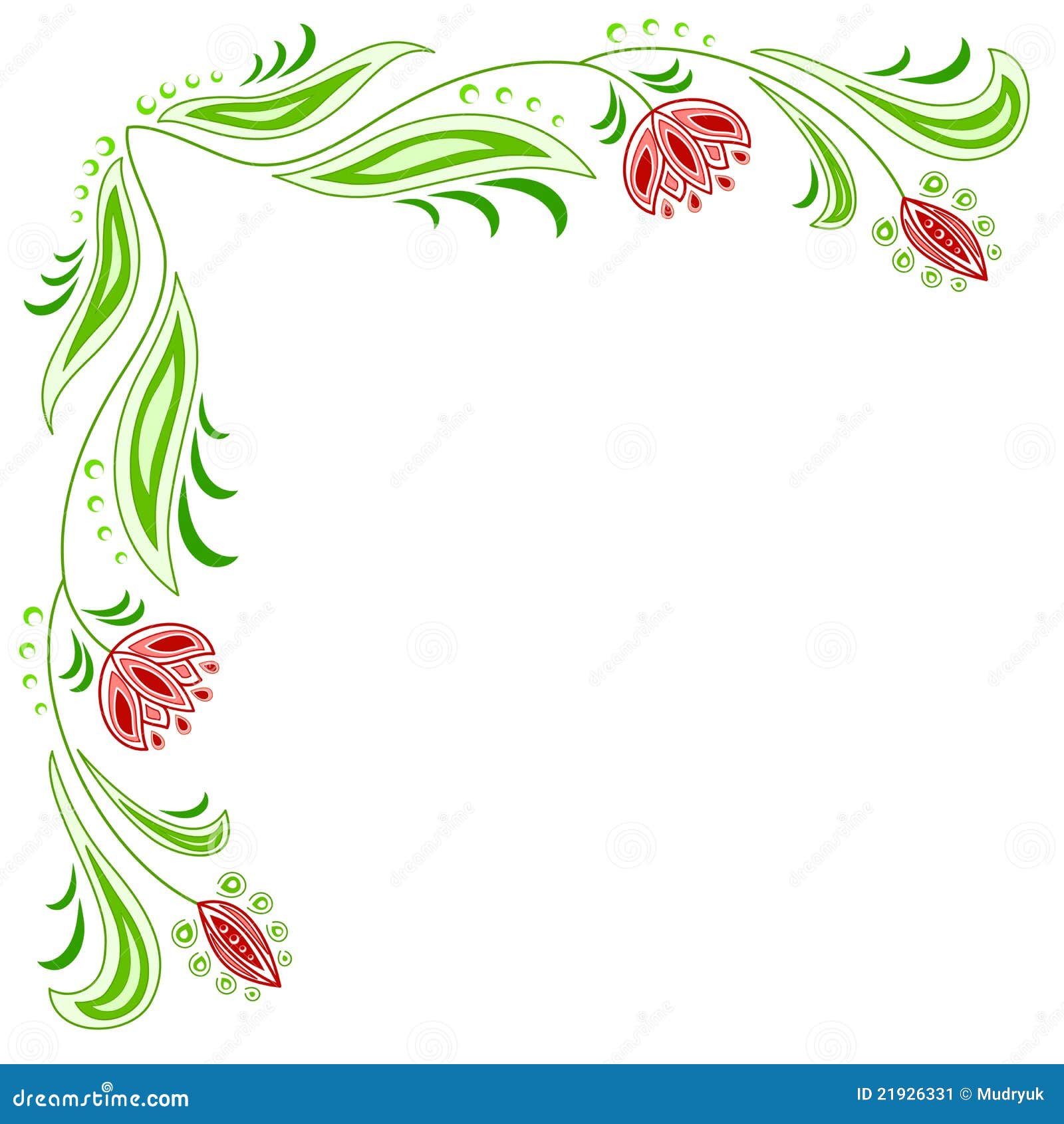 Floral frame_3 stock vector. Illustration of bloom, flora - 21926331
