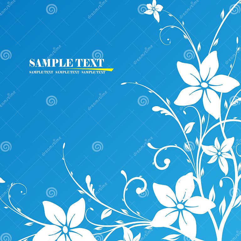 Floral frame stock vector. Illustration of flower, curve - 5525259