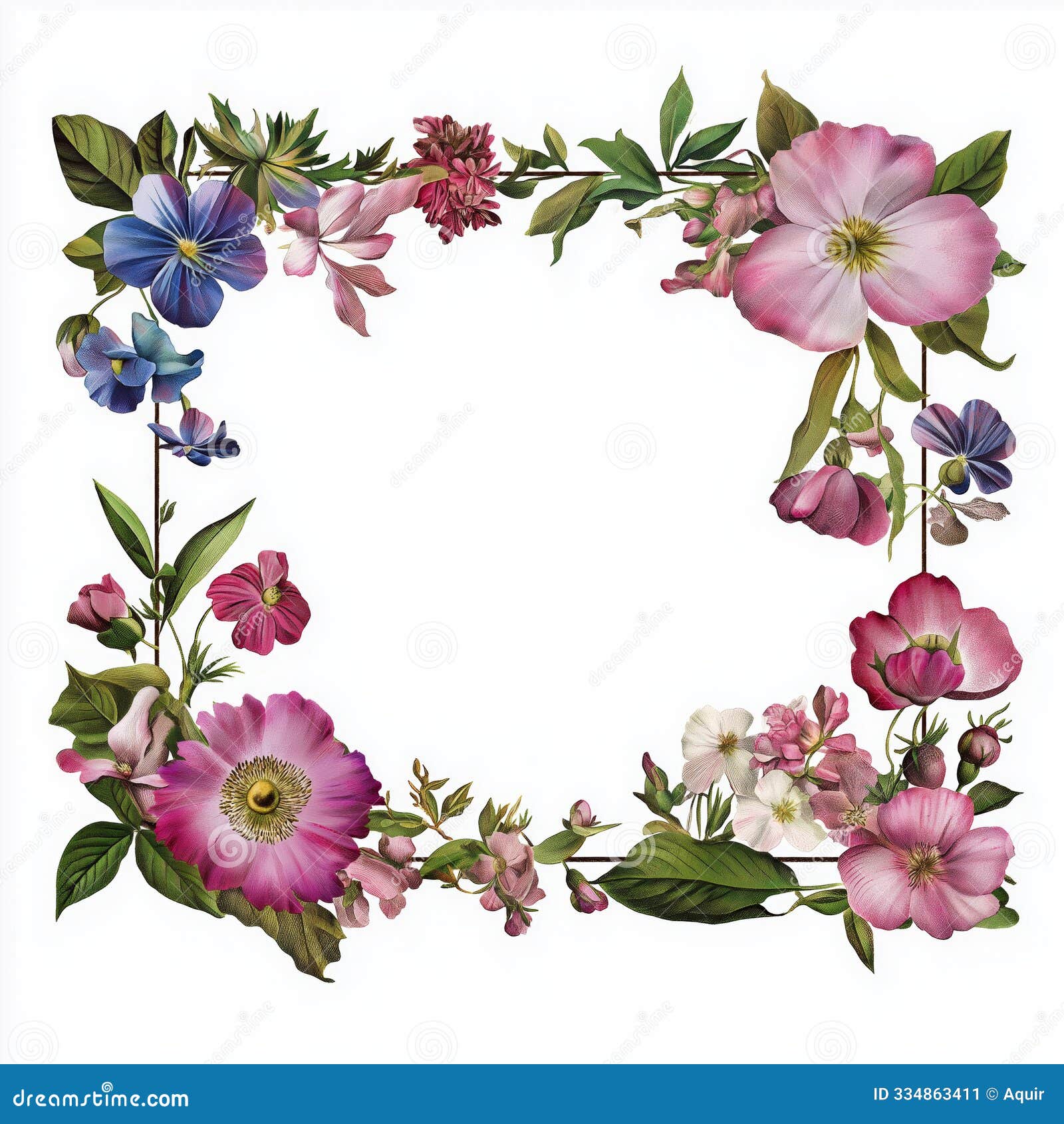 Red Rectangular Watercolor Texture Paint Stain Brush Cartoon Vector ...