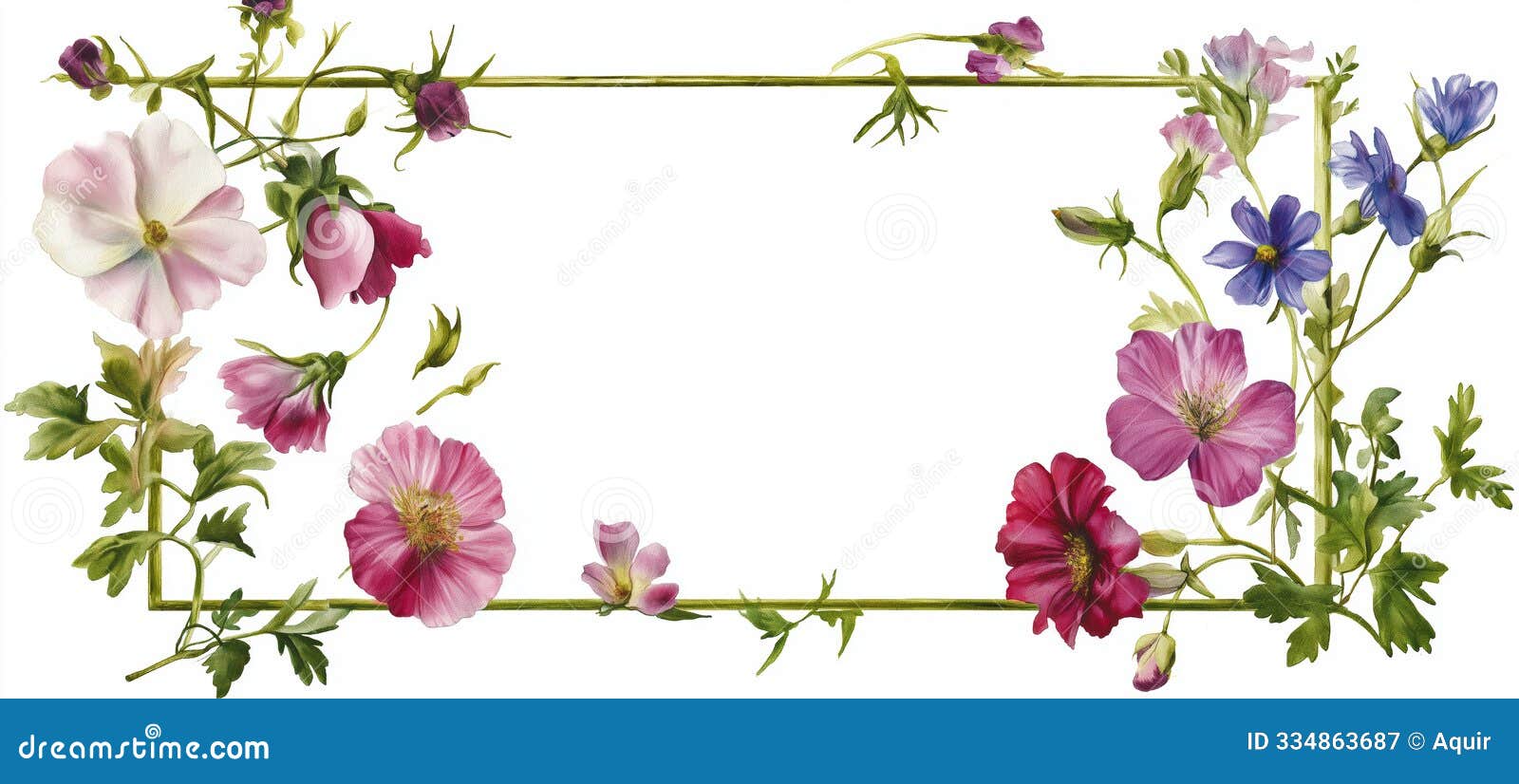 Red Rectangular Watercolor Texture Paint Stain Brush Cartoon Vector ...