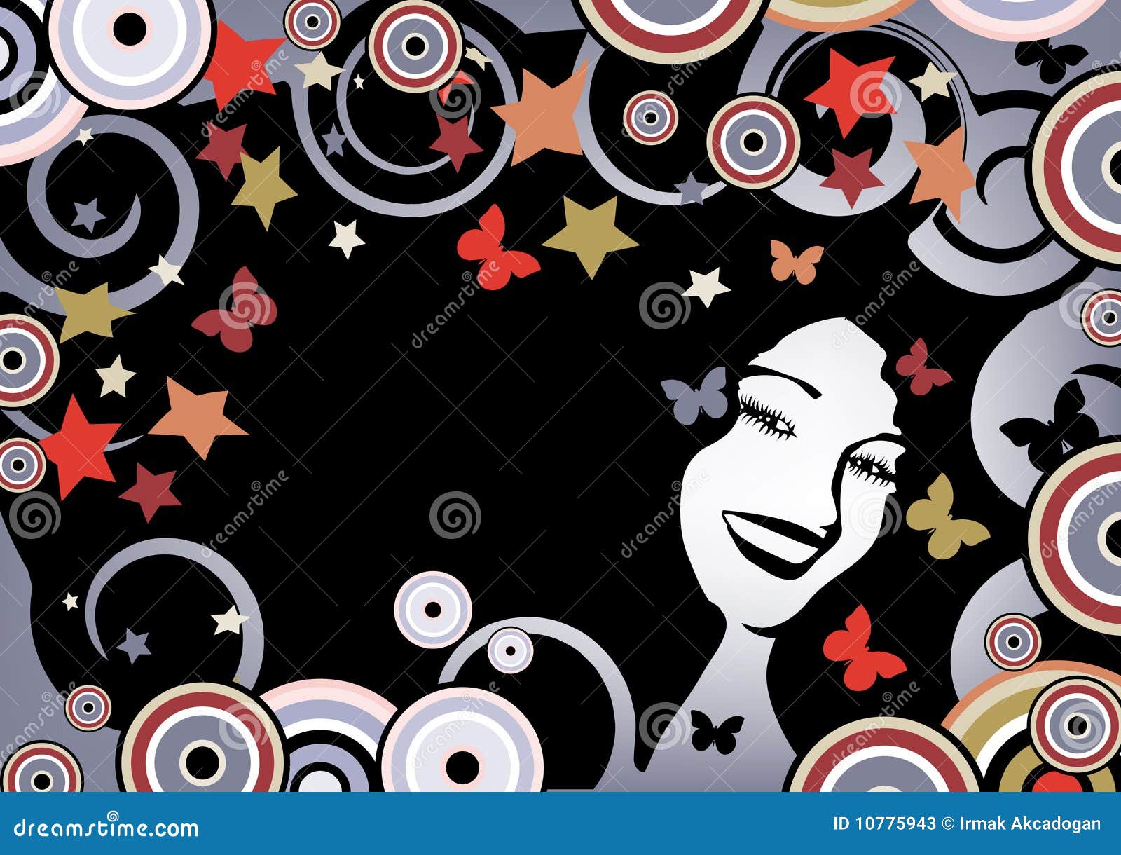 Funky Background Vector Illustration | CartoonDealer.com #12088780