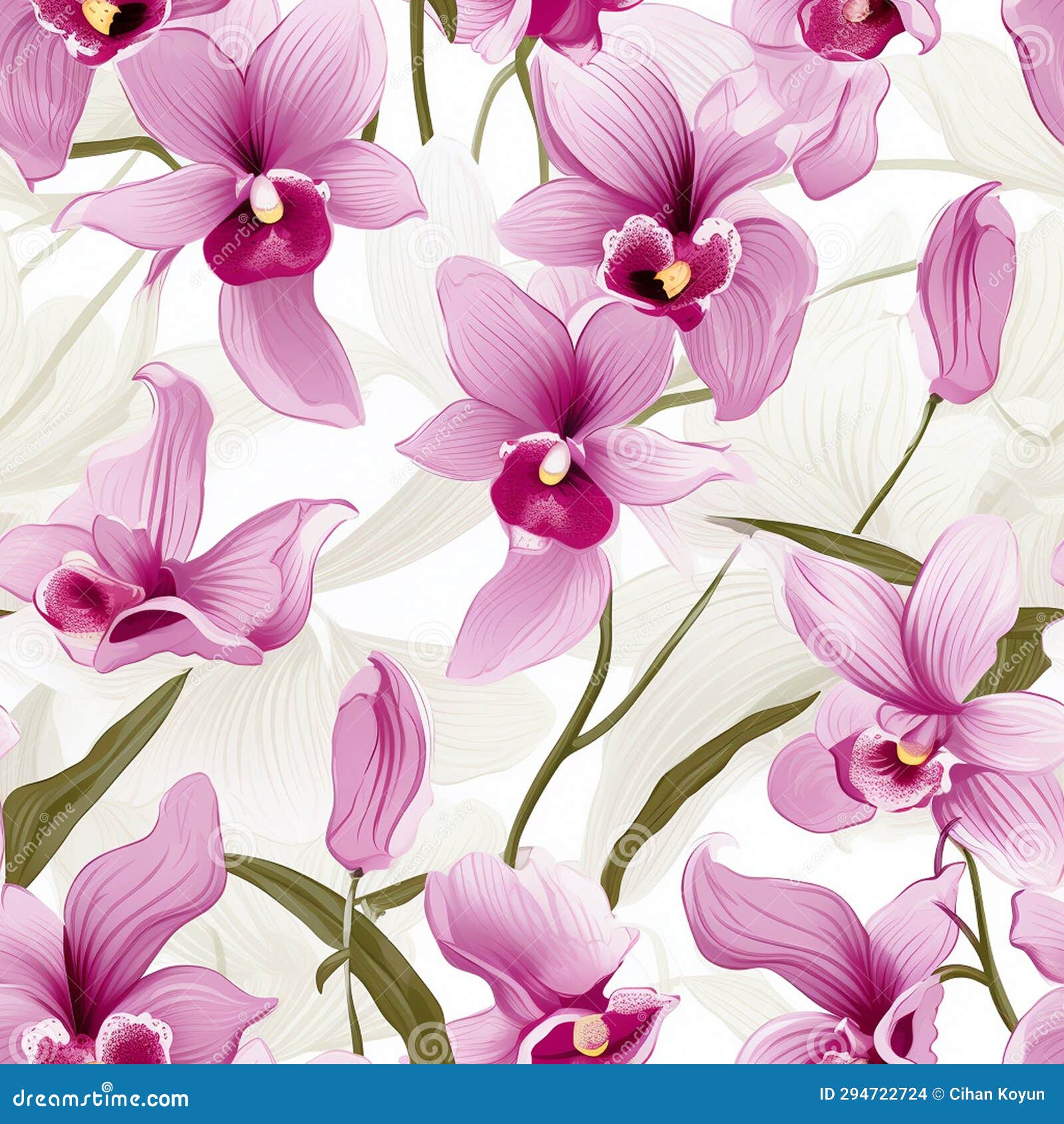 Floral Geometric Background for Wallpaper Stock Illustration ...