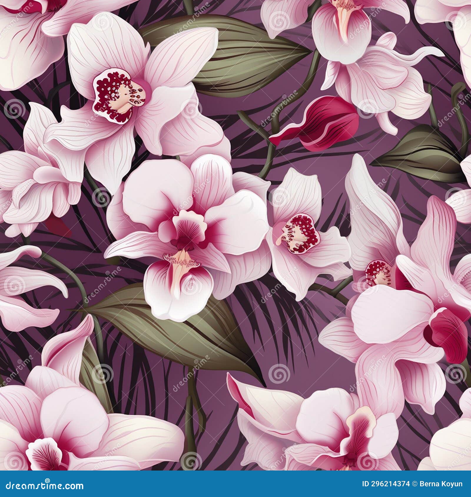 Floral Geometric Background for Wallpaper Stock Illustration ...