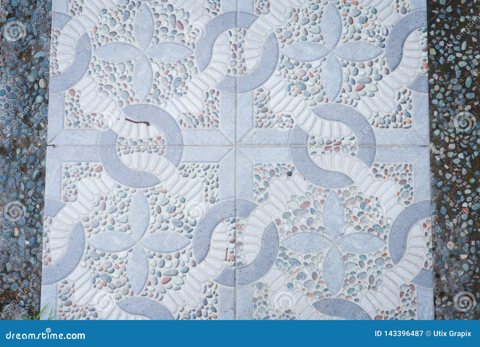 Floral geometric tile stock image. Image of tile, vintage - 143396487