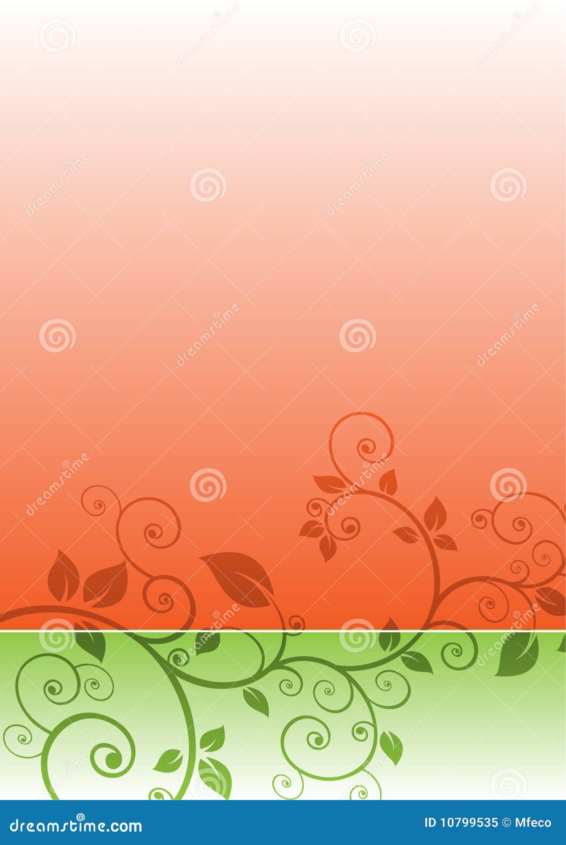 Floral gradient background stock vector. Illustration of grunge - 10799535
