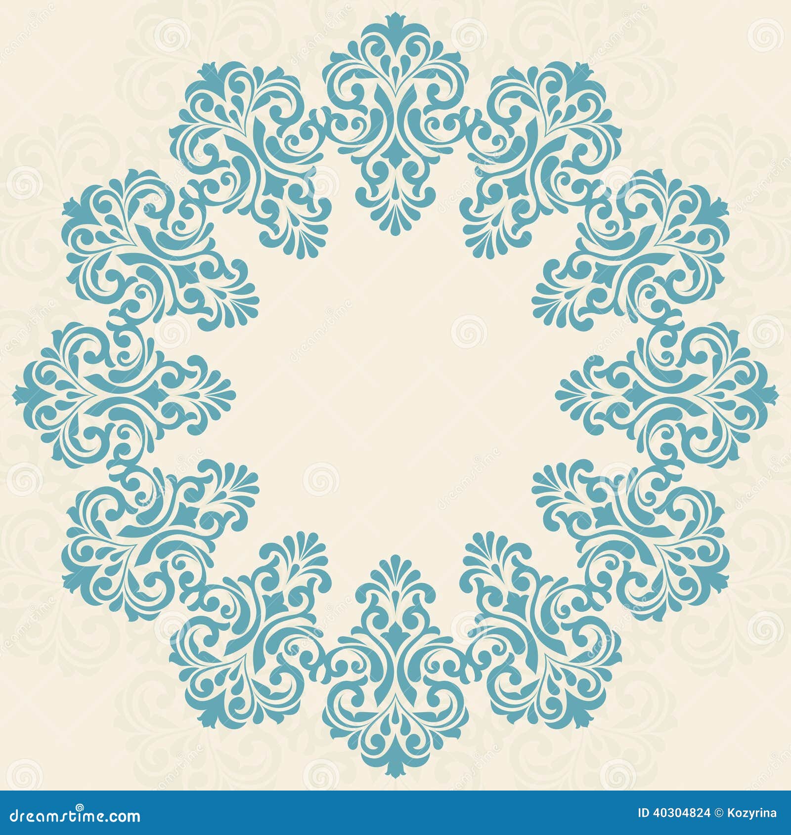 Floral greeting card. stock vector. Illustration of marriage - 40304824