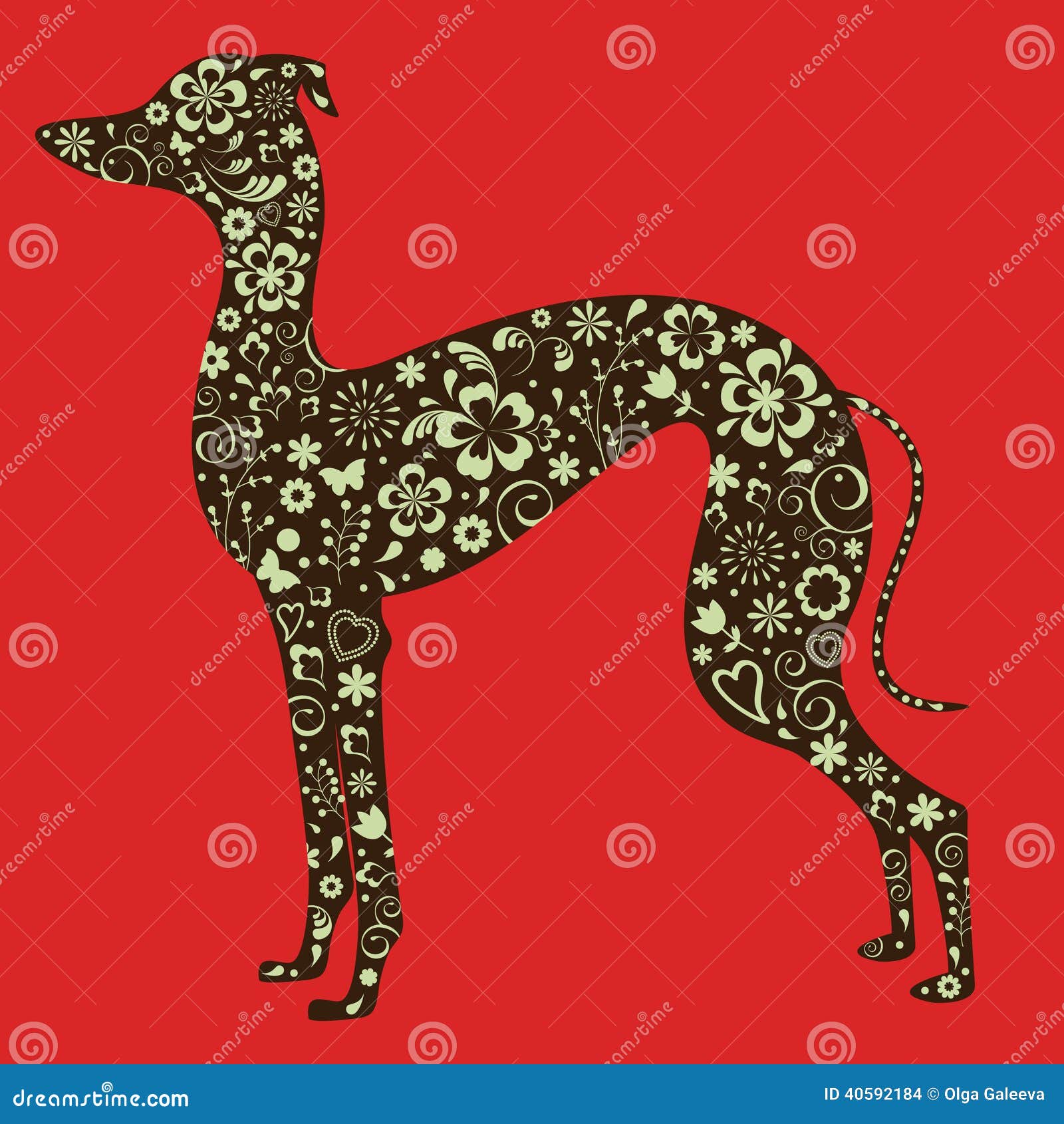 Greyhound Silhouette