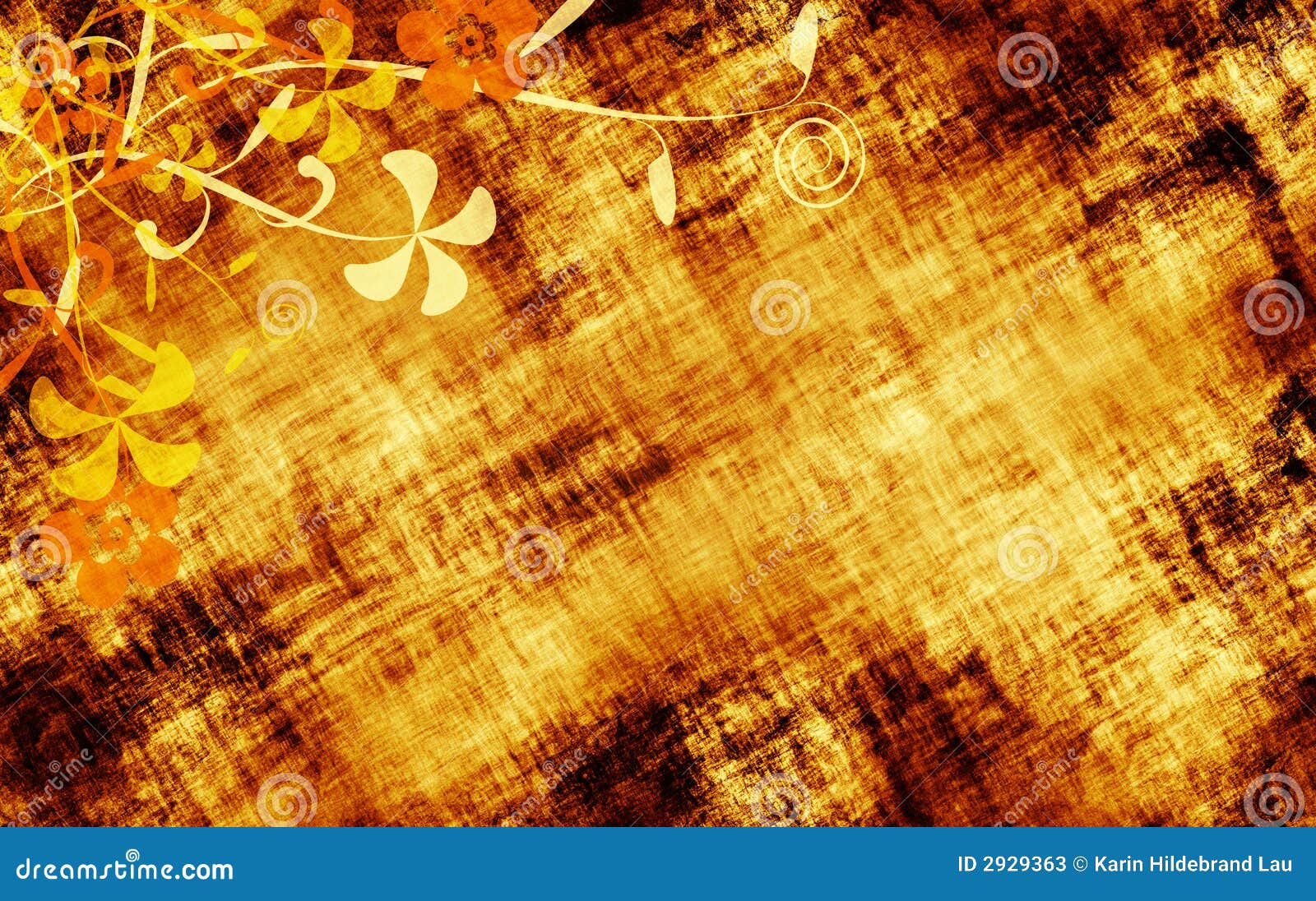 Floral Grunge Texture stock illustration. Illustration of crease - 2929363