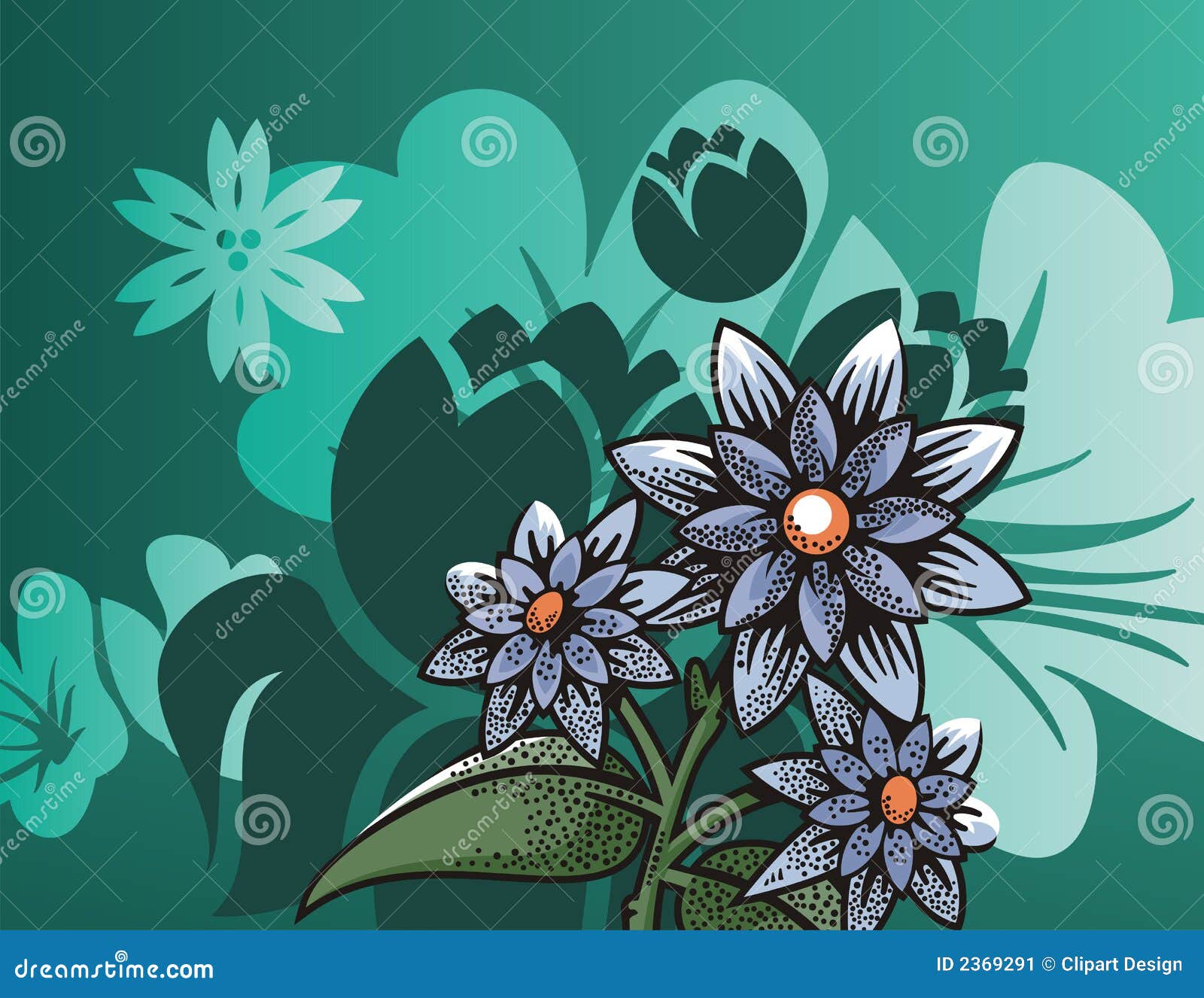 Floral halftone background stock vector. Illustration of exquisite ...
