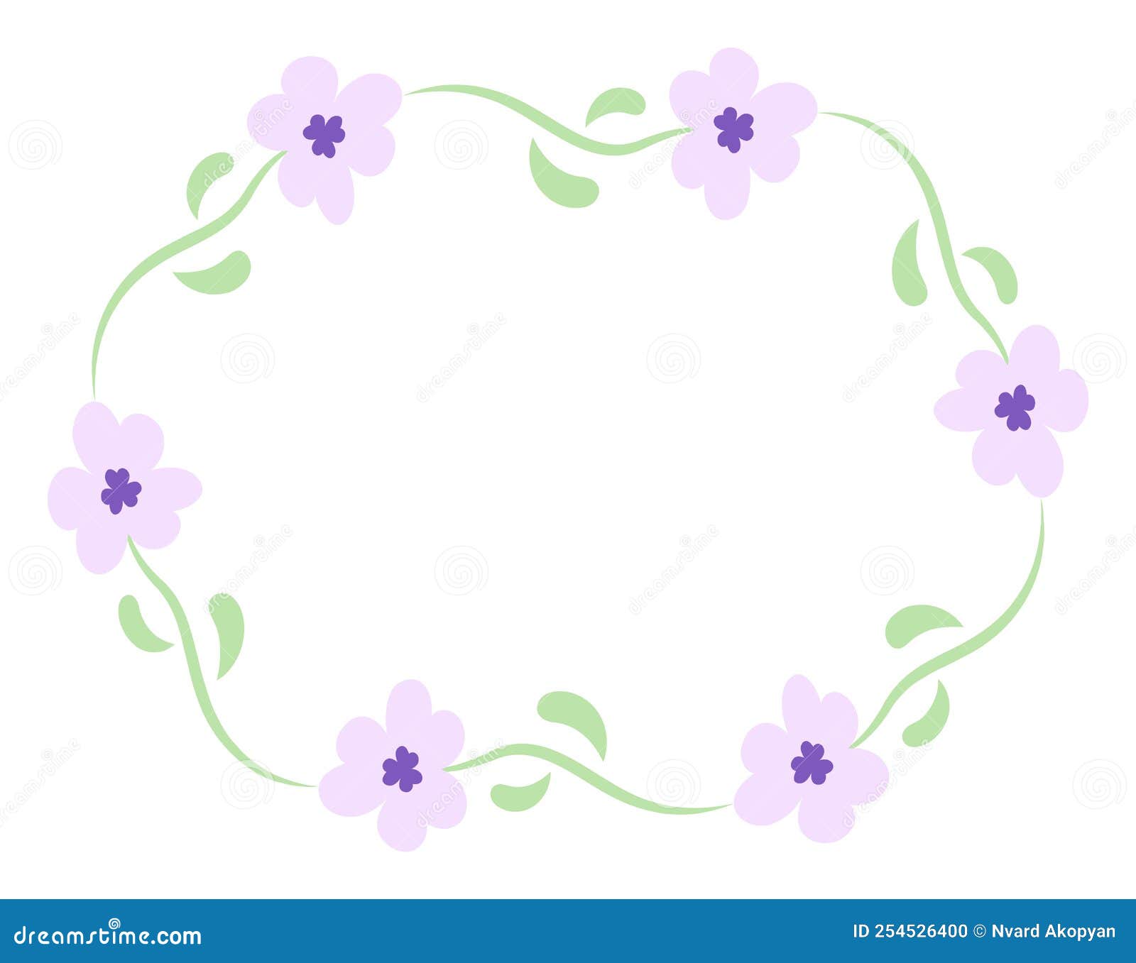Floral Horizontal Decorative Frame Illustration Rustic Design Element ... Floral Horizontal Decorative Frame Illustration Rustic Design Element ...