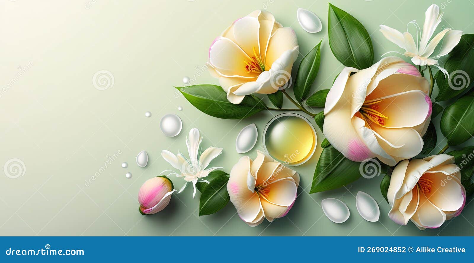 Floral Illustration of Alamanda Flower Bloom Stock Photo - Image of ...