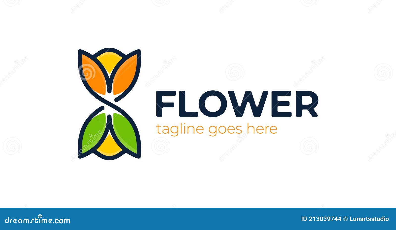 Floral Infinity Logo. Green Infinity Logo Template Stock Vector ...