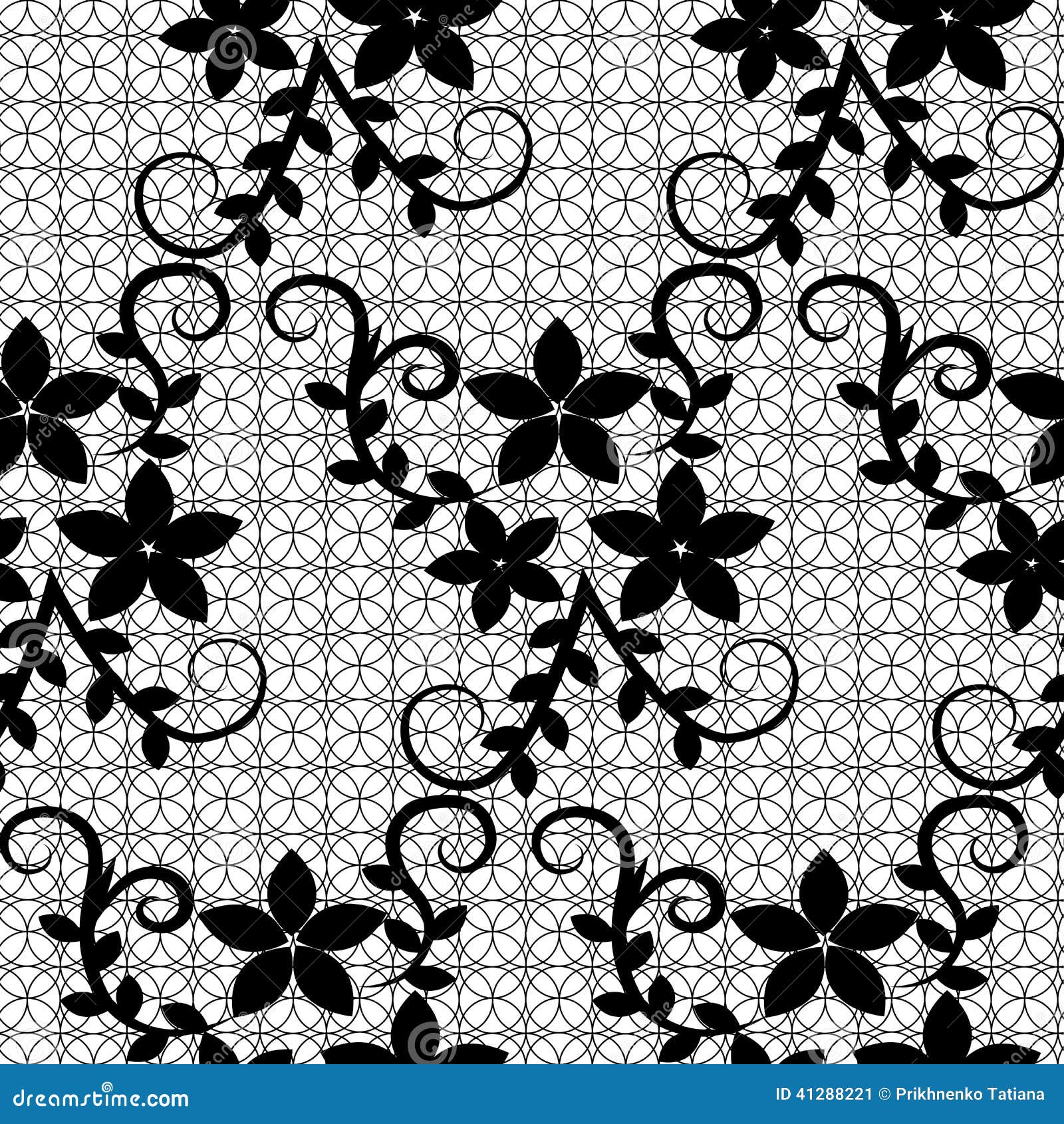 Floral Lace Pattern Stock Vector Illustration Of Expensive 41288221