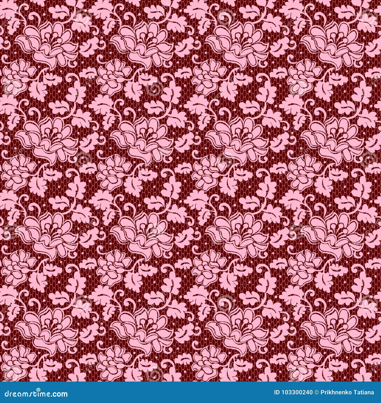 Floral Lace Pattern Stock Vector Illustration Of Vintage 103300240