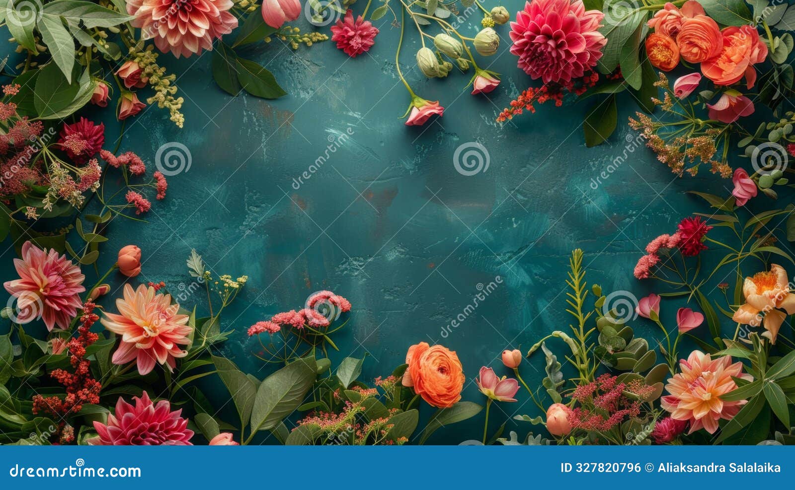 Floral Message Board, Eye-catching Floral Arrangement Creating a Border ...