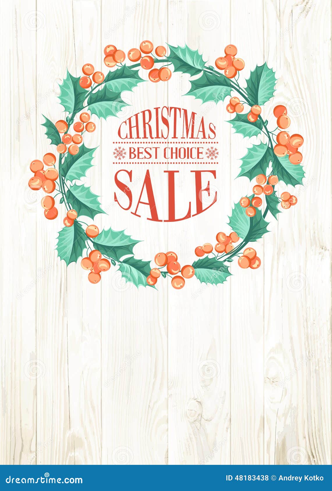 Floral mistletoe frame. stock illustration. Illustration of hardwood ...