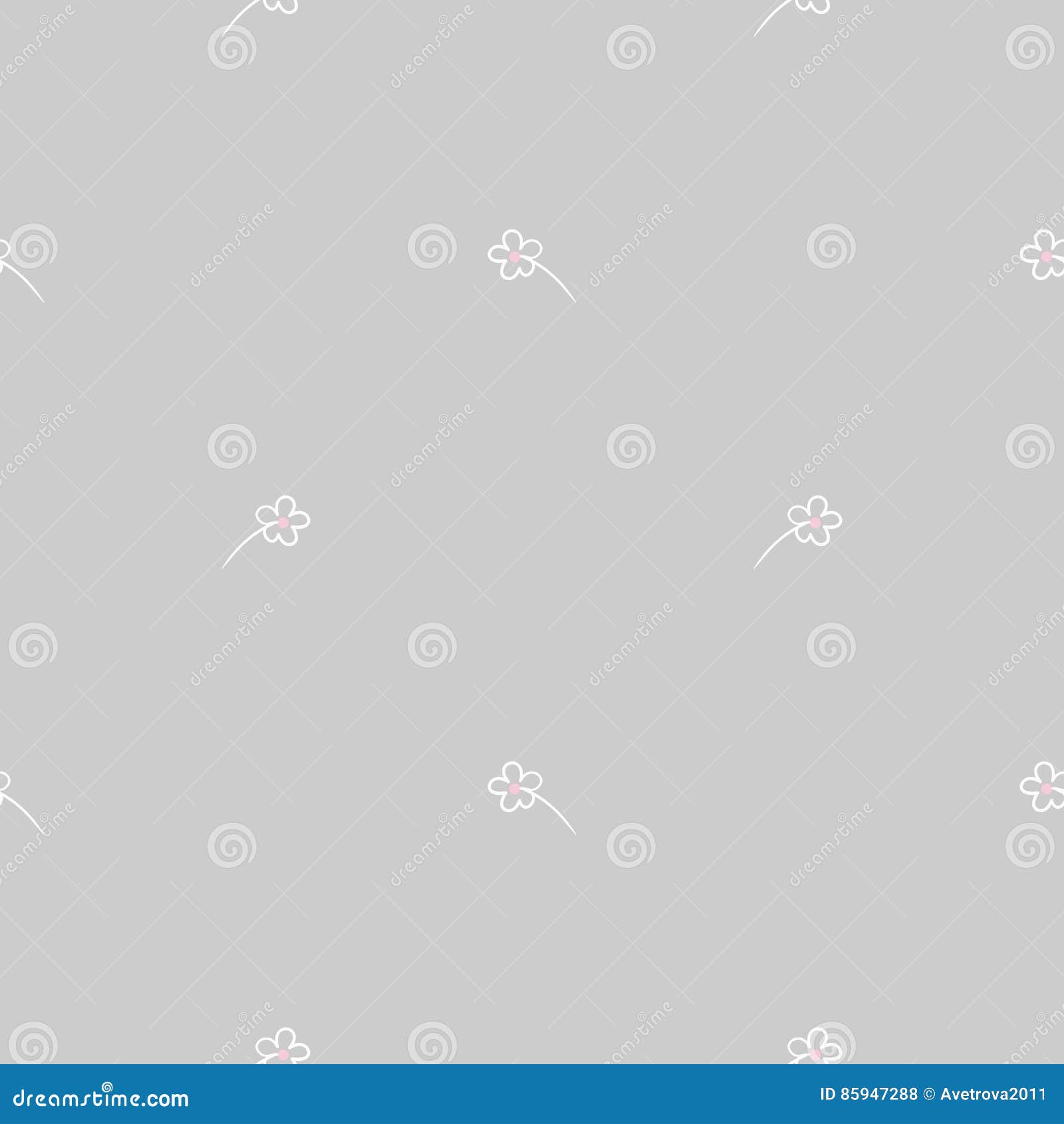 Floral Motif Seamless Background. Repeating Small Flowers Pattern ...