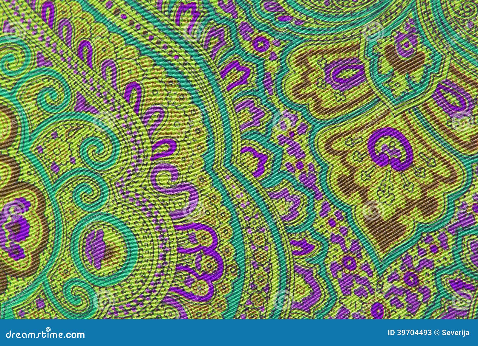 Floral Ornamental Fabric Texture Stock Image - Image of drapery ...