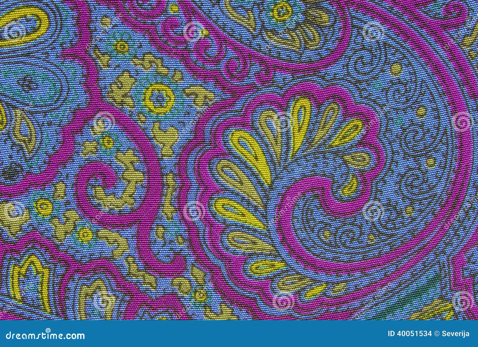 Floral Ornamental Fabric Texture Stock Photo - Image of cloth, gaudy ...