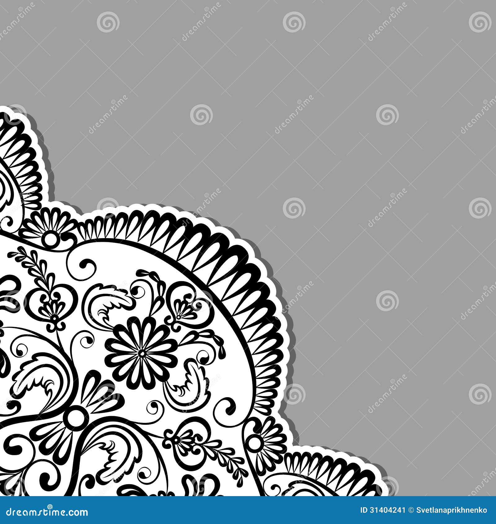 Floral ornaments stock vector. Illustration of paper - 31404241