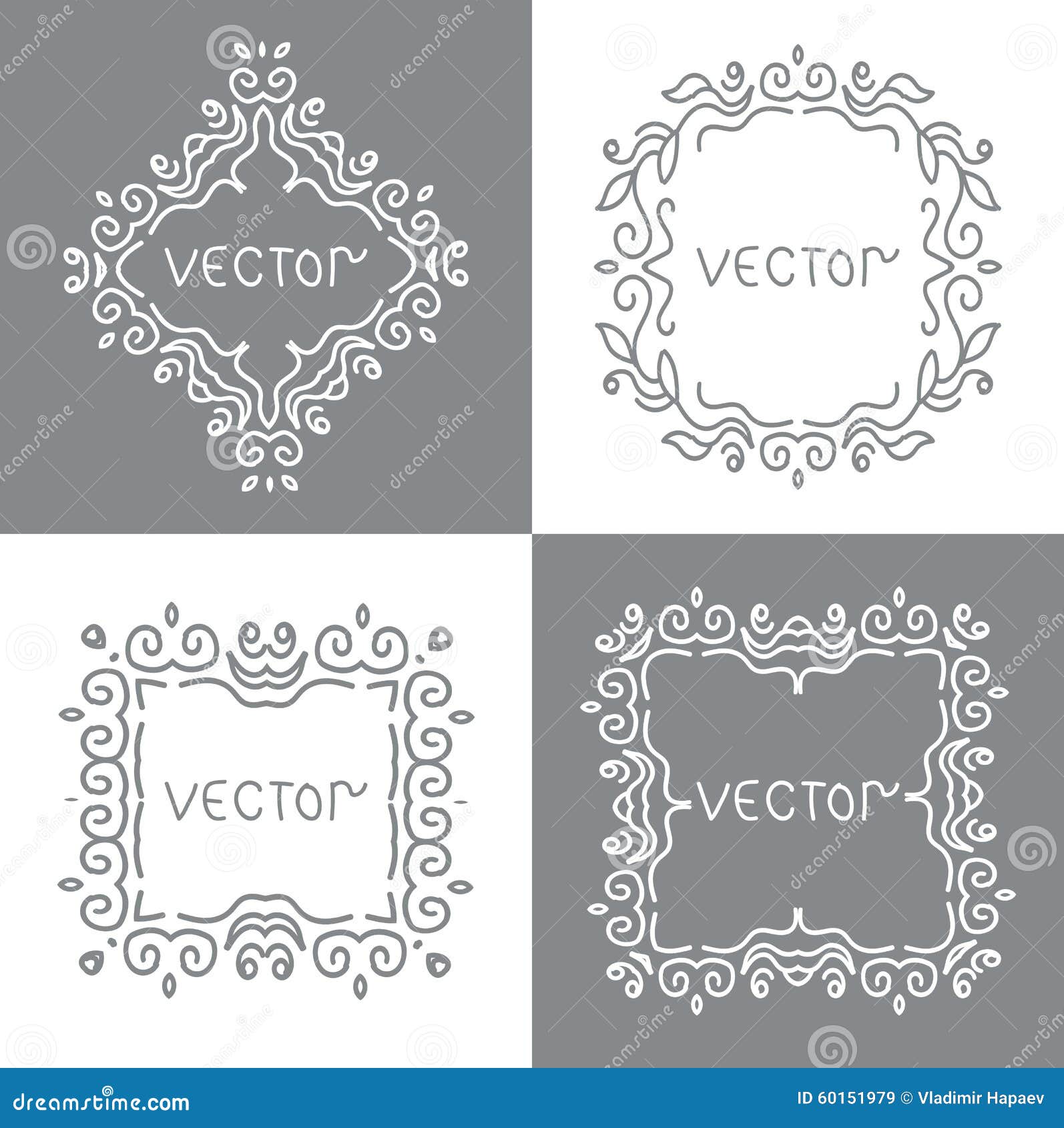 Monogram Border Design