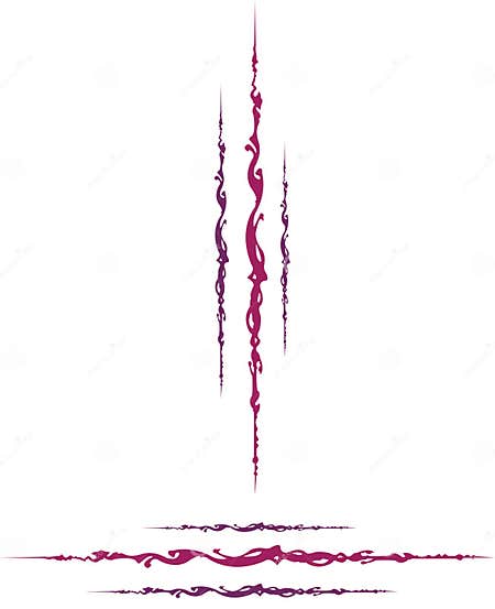 Floral Page Break stock vector. Illustration of ornate - 3971175