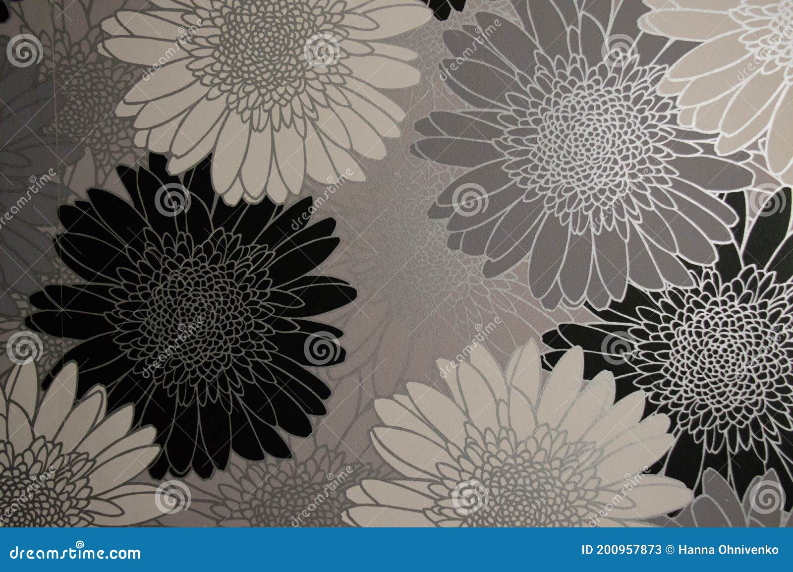 Floral Pattern for Background, Grainy Texture, Flower Drawing Stock ...