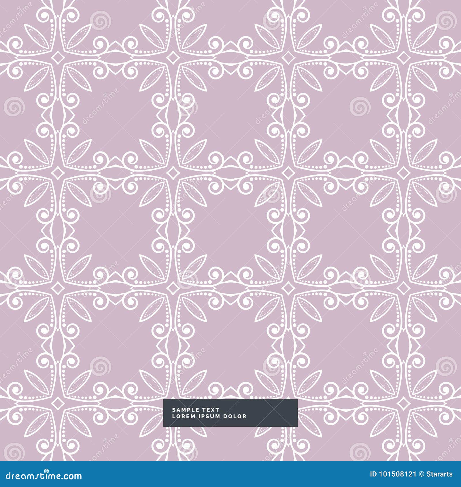 Floral Pattern Background with Soft Colors Stock Vector - Illustration ...