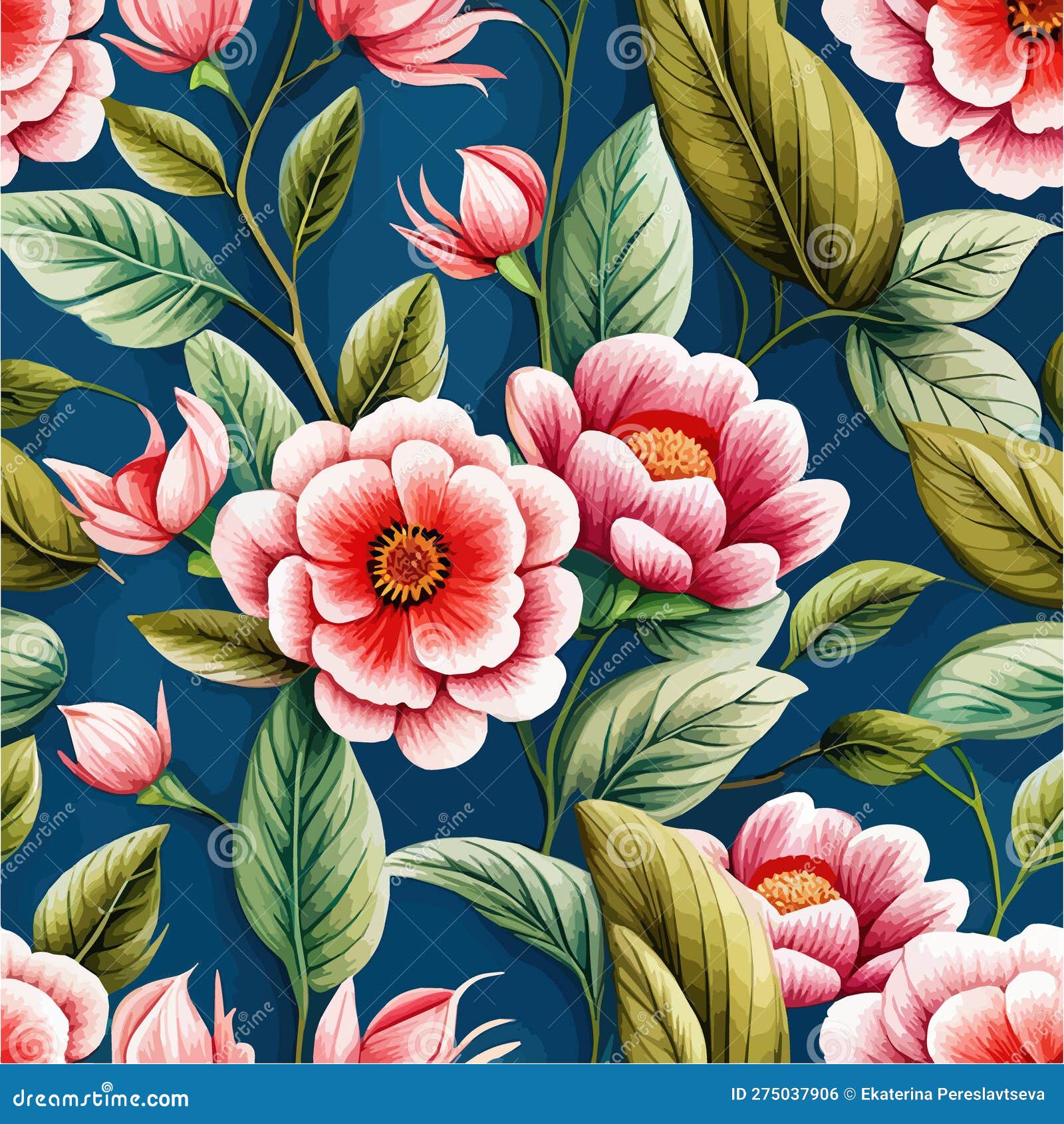 Floral Pattern Background. Spring Design Decorative Texture. Wallpaper ...